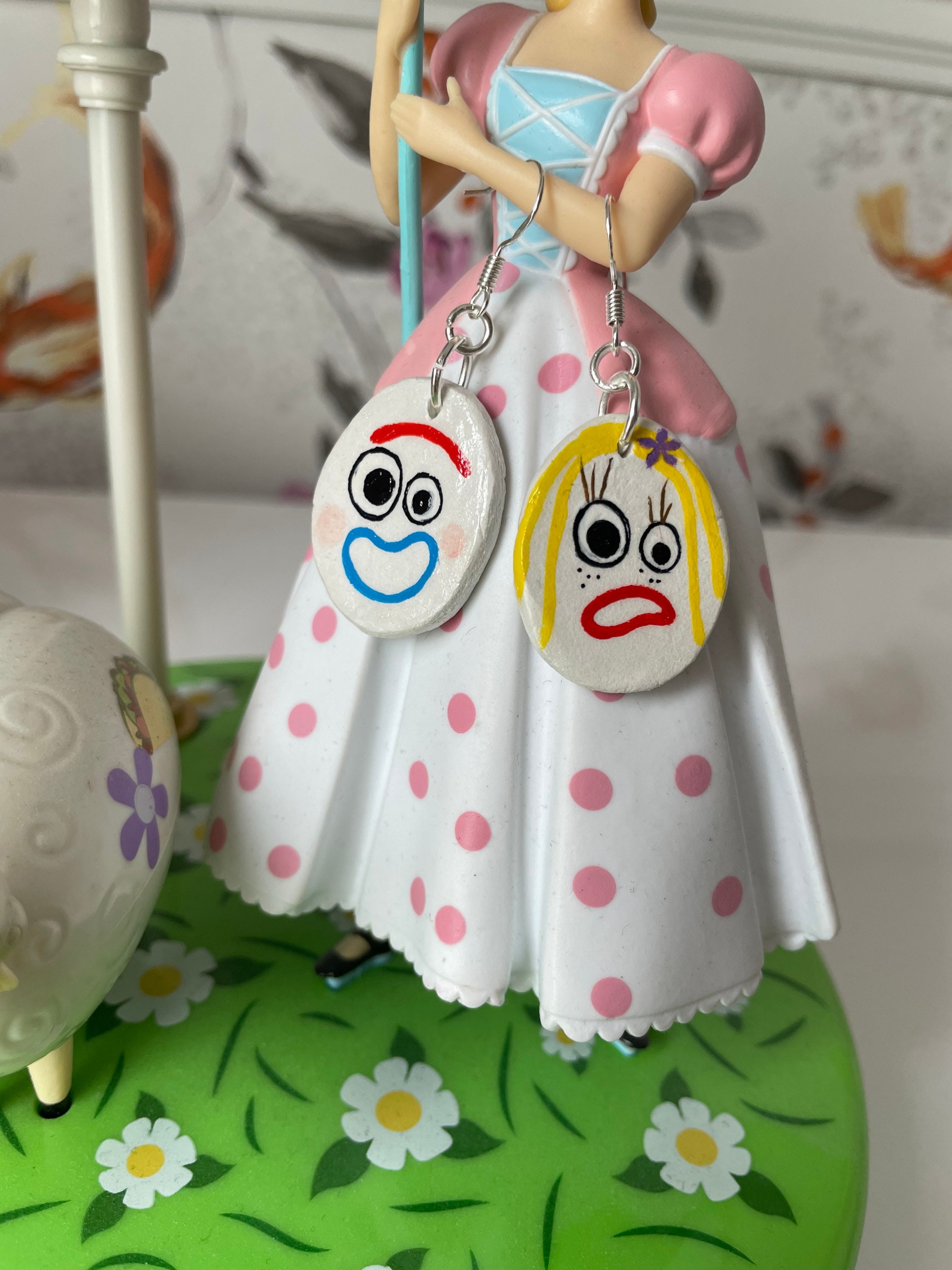 Handmade Clay Disney/pixar Inspired Cartoon Character Dangle - Etsy ...