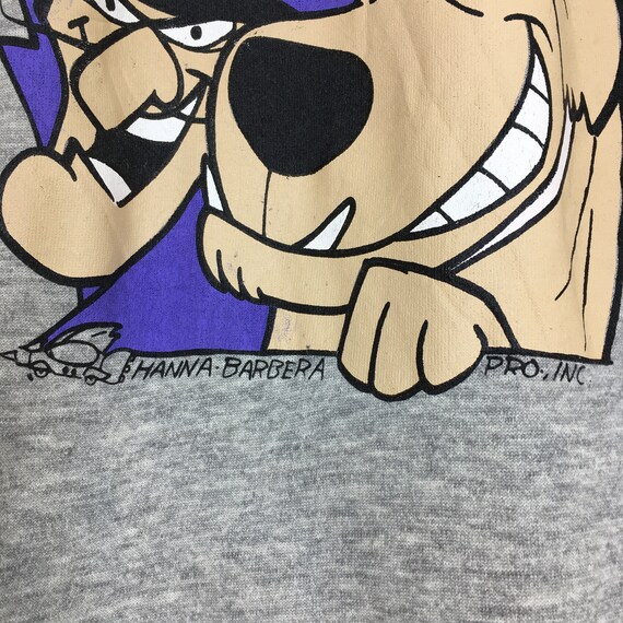 Vintage Muttley Dog Wacky Races Cartoon Gray Sweatshi… - Gem