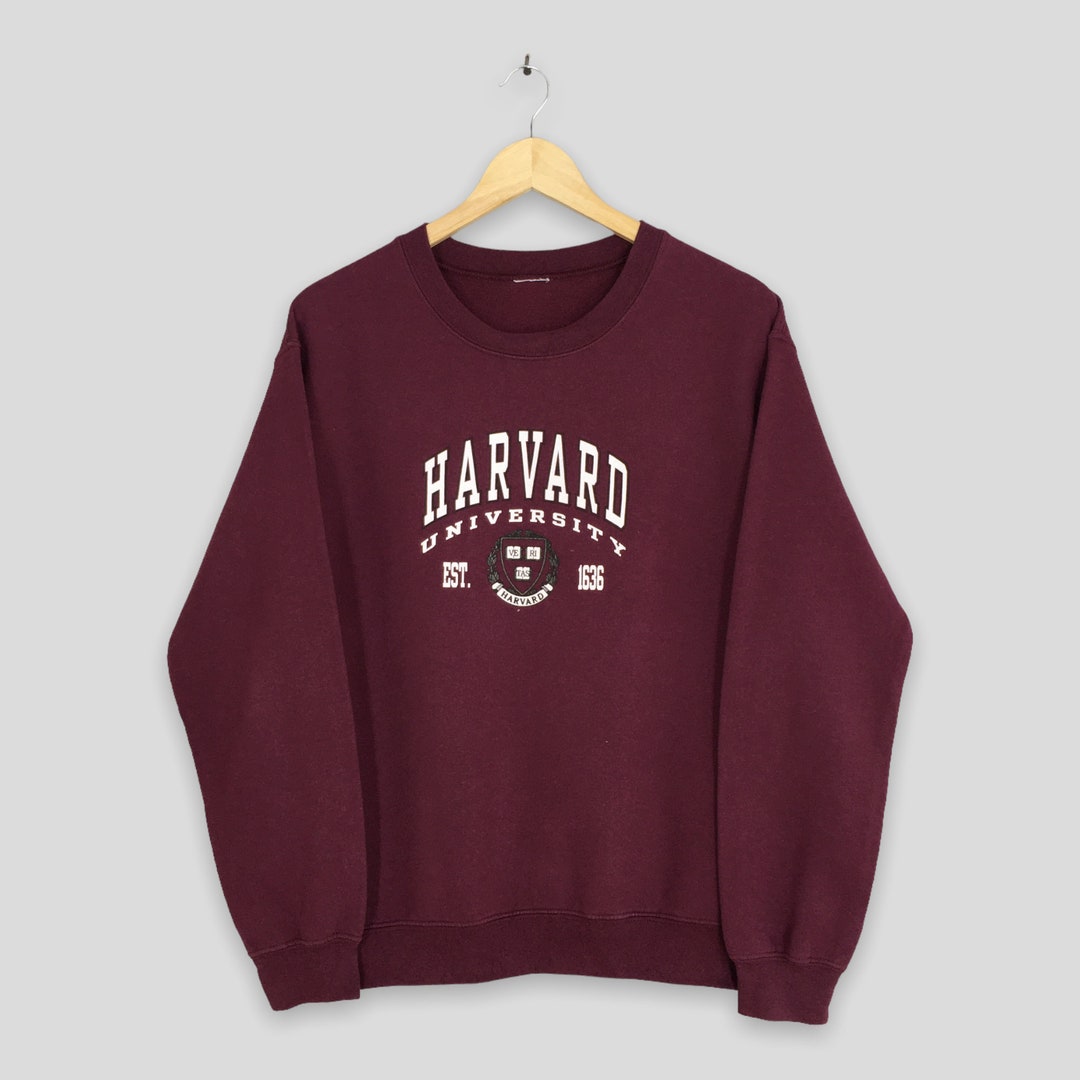 Vintage Harvard University Maroon Sweatshirt Small 90s Harvard - Etsy