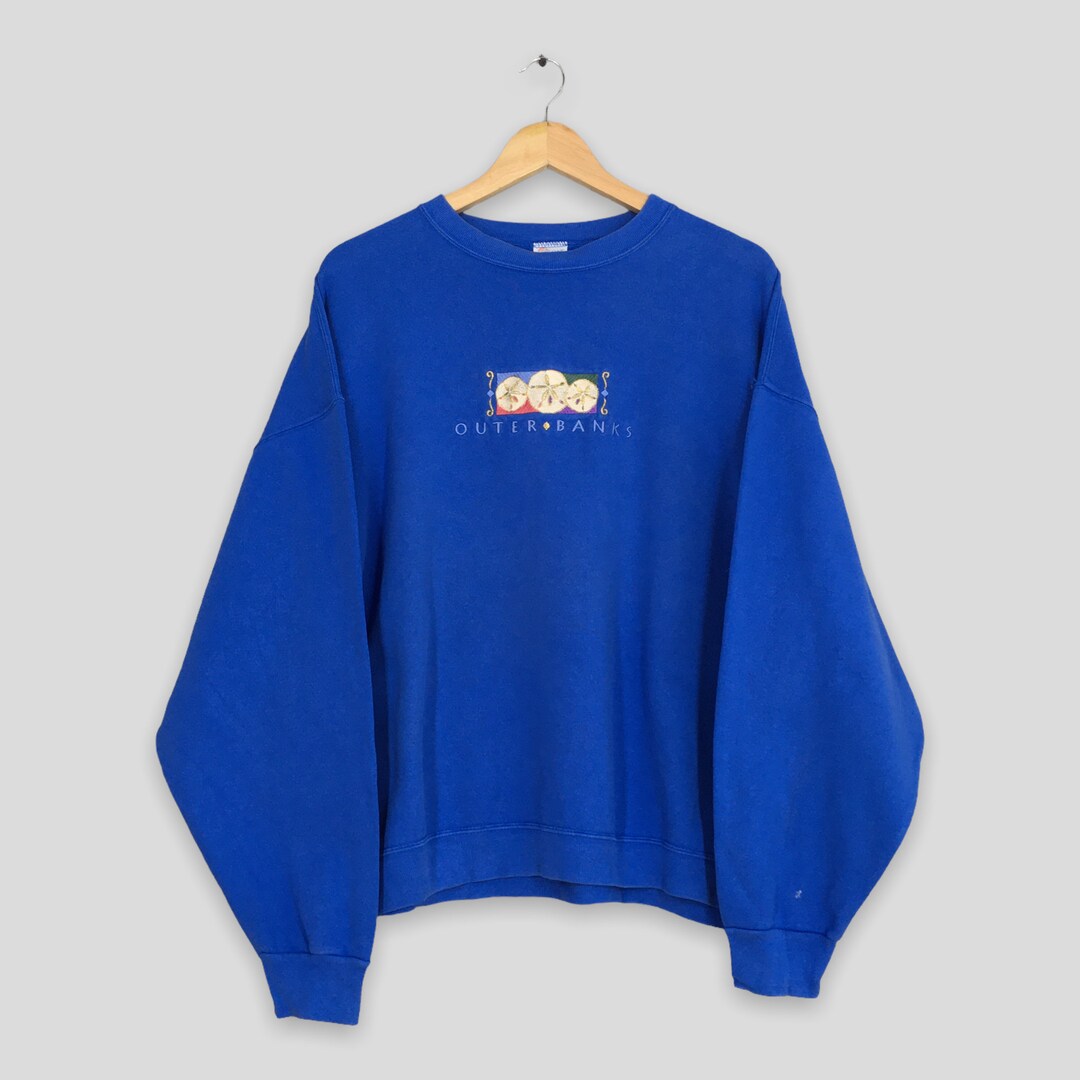 Vintage Outer Banks North Carolina Blue Sweater Xlarge Outer Banks ...