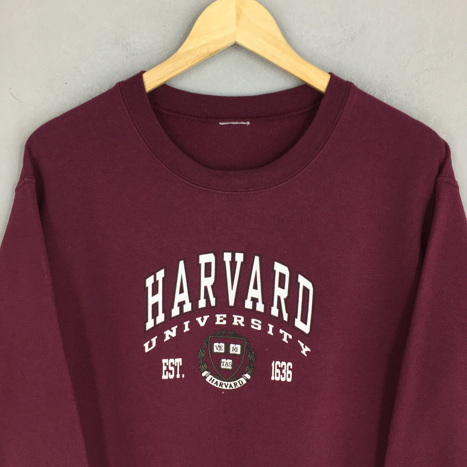 Vintage Harvard University Maroon Sweatshirt Small 90s Harvard - Etsy