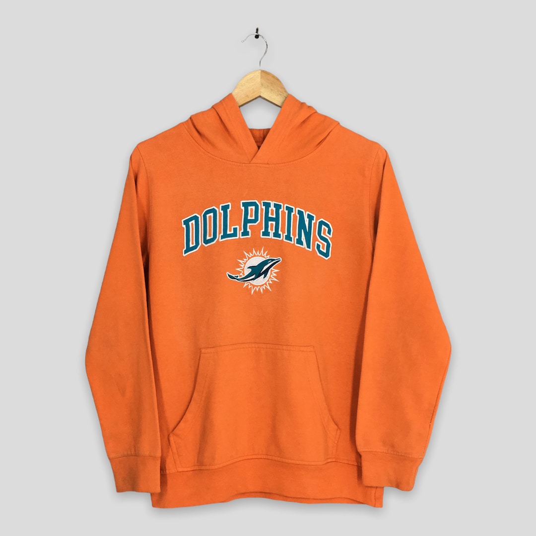 Vintage Miami Dolphins Nfl Sweatshirt Small Miami Dolphins Embroidery ...