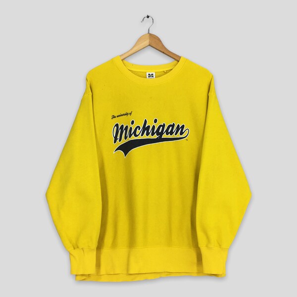 Mens Vintage Michigan Wolverines Sweatshirt - Etsy