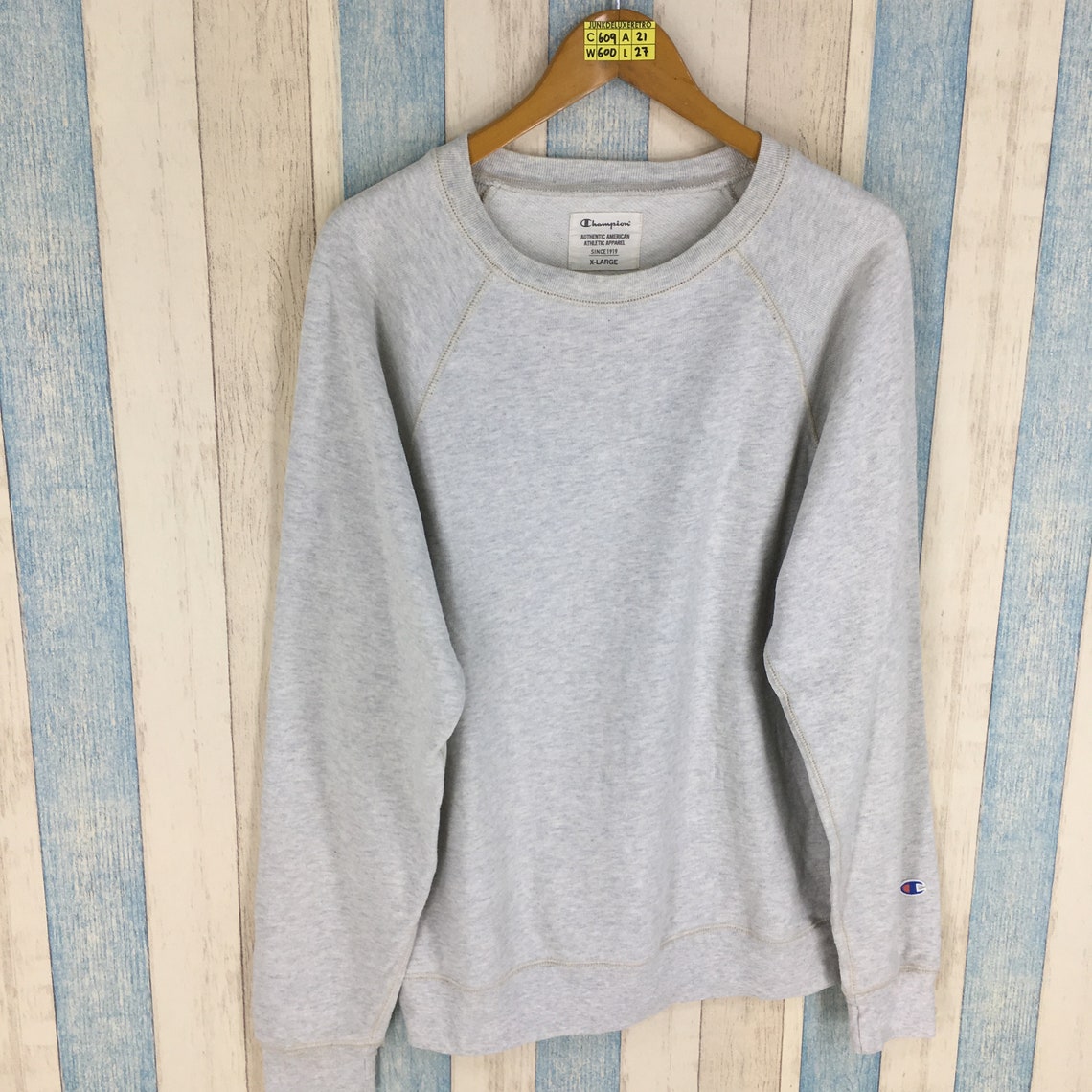 Vintage Champion Jumper Sweatshirt XLarge Gray 90's | Etsy