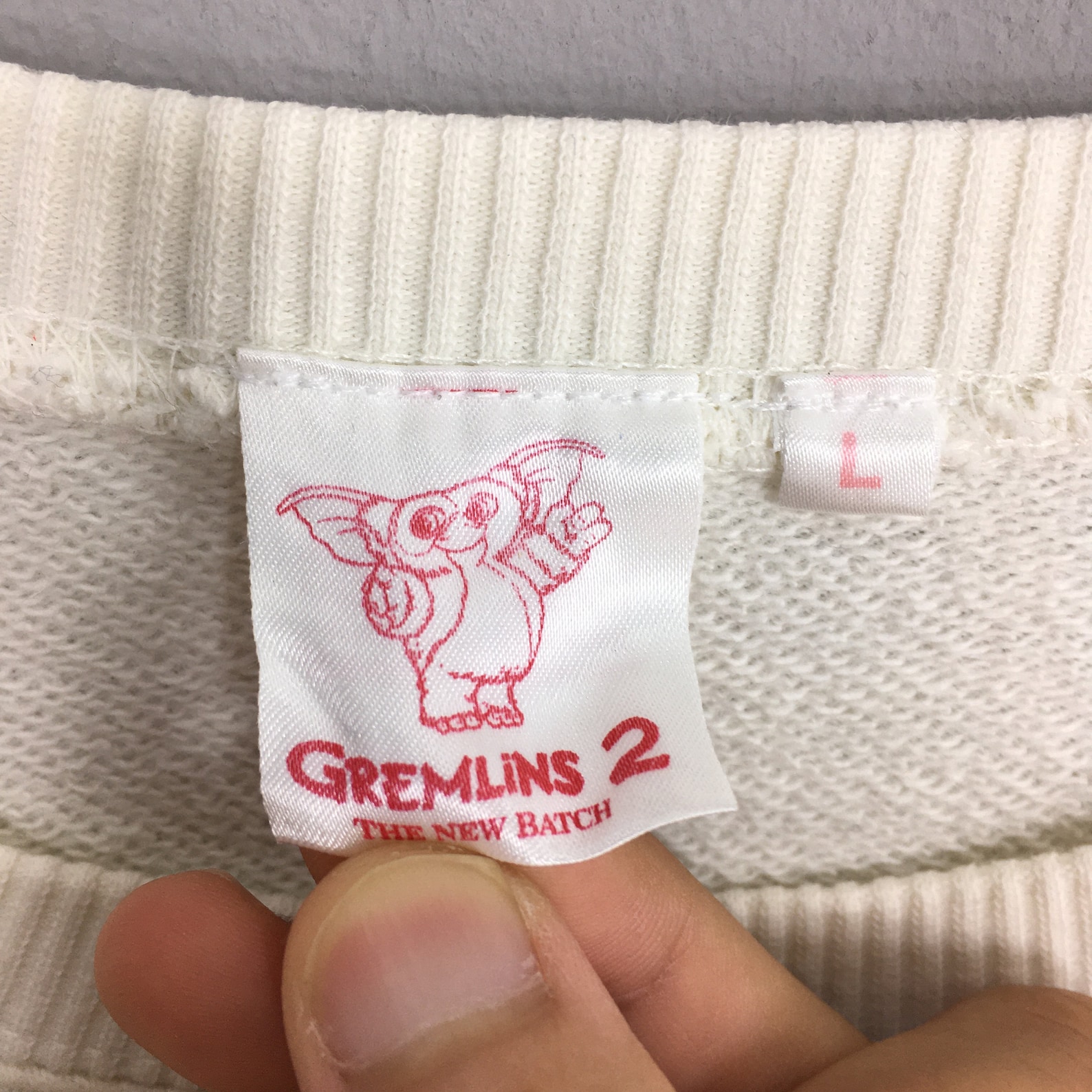 Vintage Gremlins 2 Movie White Sweatshirt Large 90's - Etsy