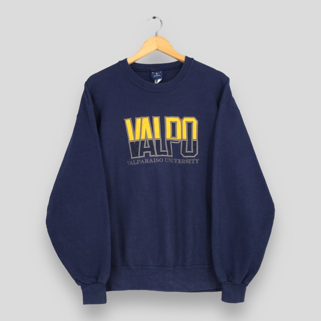 Vintage Valparaiso University Blue Sweatshirt Large Valpo Valparaiso ...
