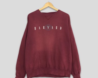 Vintage Harvard University Black Hoodie Medium Harvard University ...
