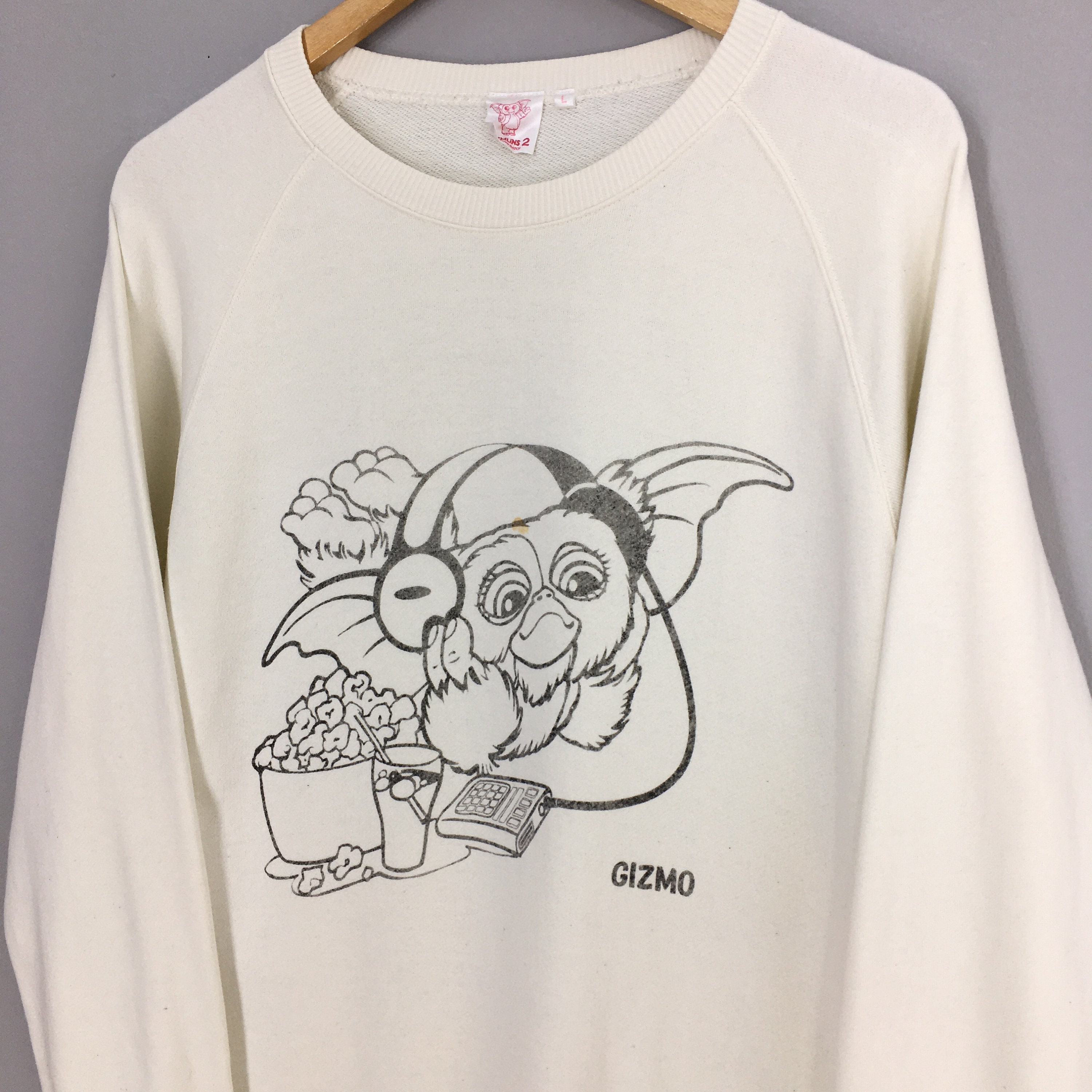 Vintage Gremlins 2 Movie White Sweatshirt Large 90's - Etsy