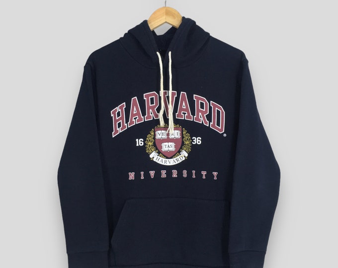 Vintage Harvard University Black Hoodie Medium Harvard University ...
