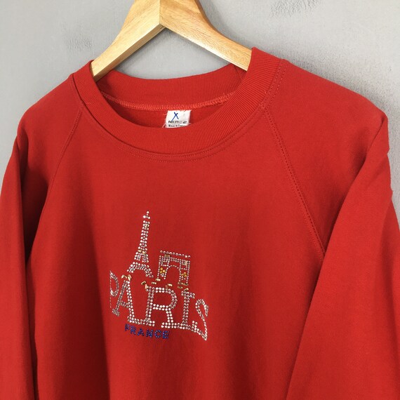 Vintage Paris France Eiffel Tower Sweatshirts Medium … - Gem