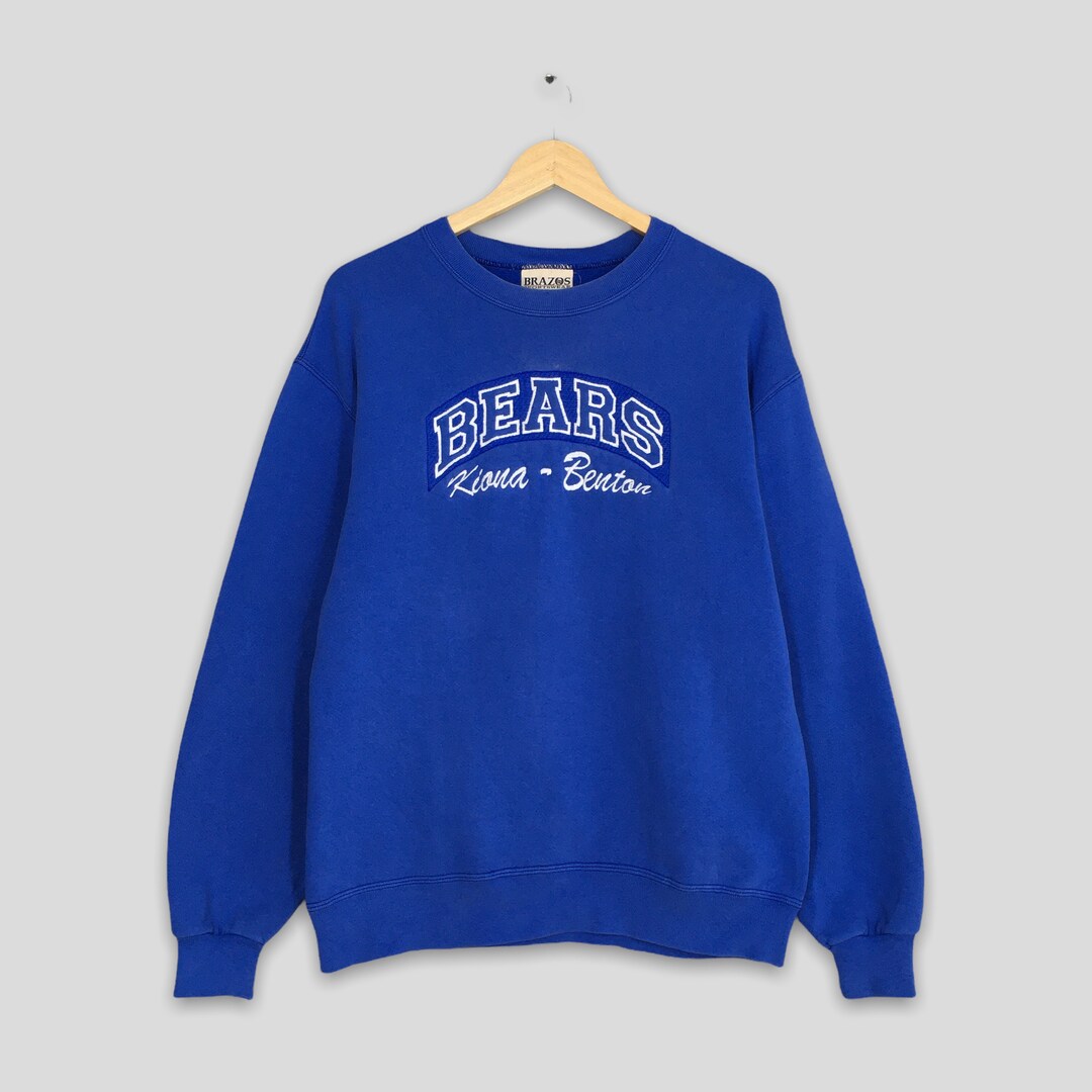 Vintage Bears Kionabenton Blue Sweatshirt Medium Bears Kiona Benton ...