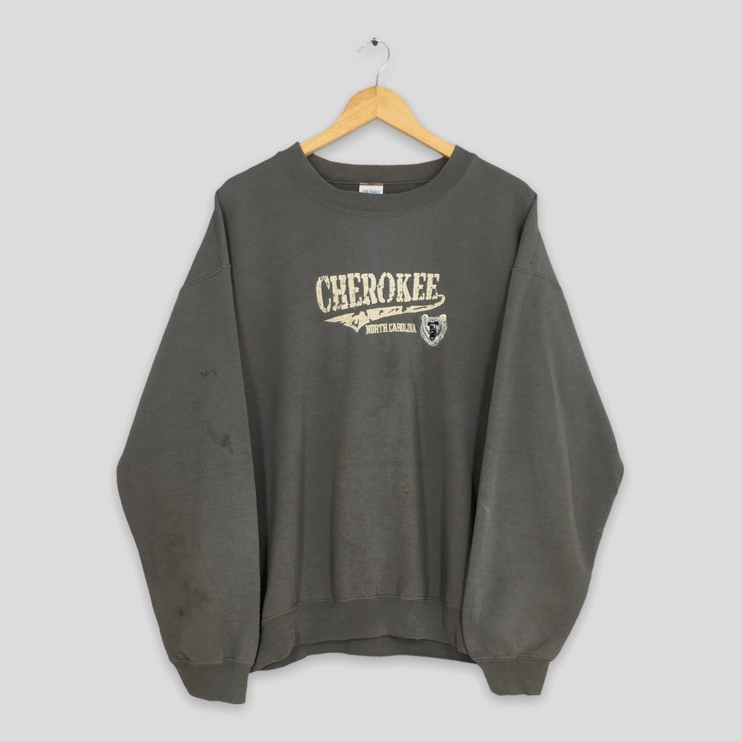 Vintage Cherokee North Carolina Sweatshirt Large Cherokee North ...