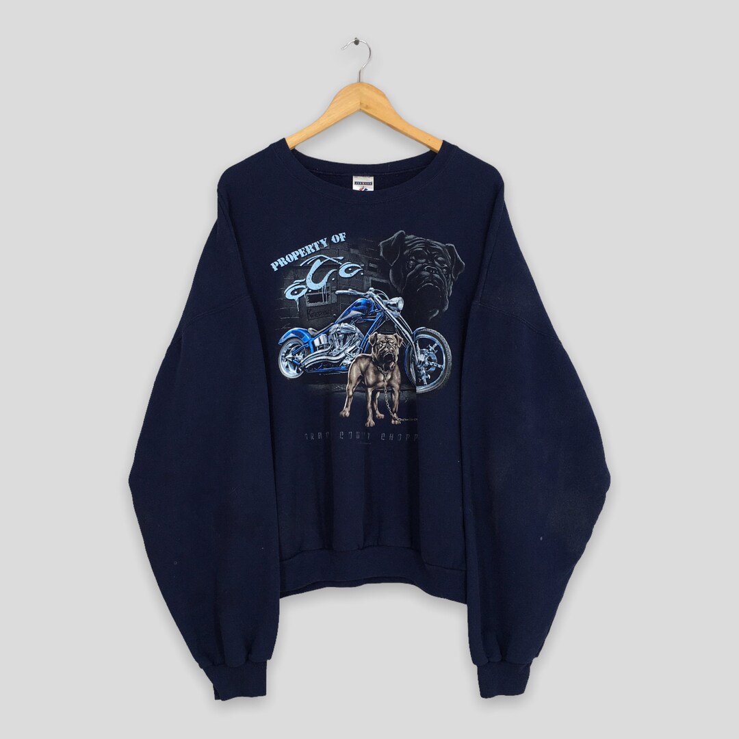 Vintage Y2K Orange County Choppers Biker Boxy Sweatshirt Xxlarge ...