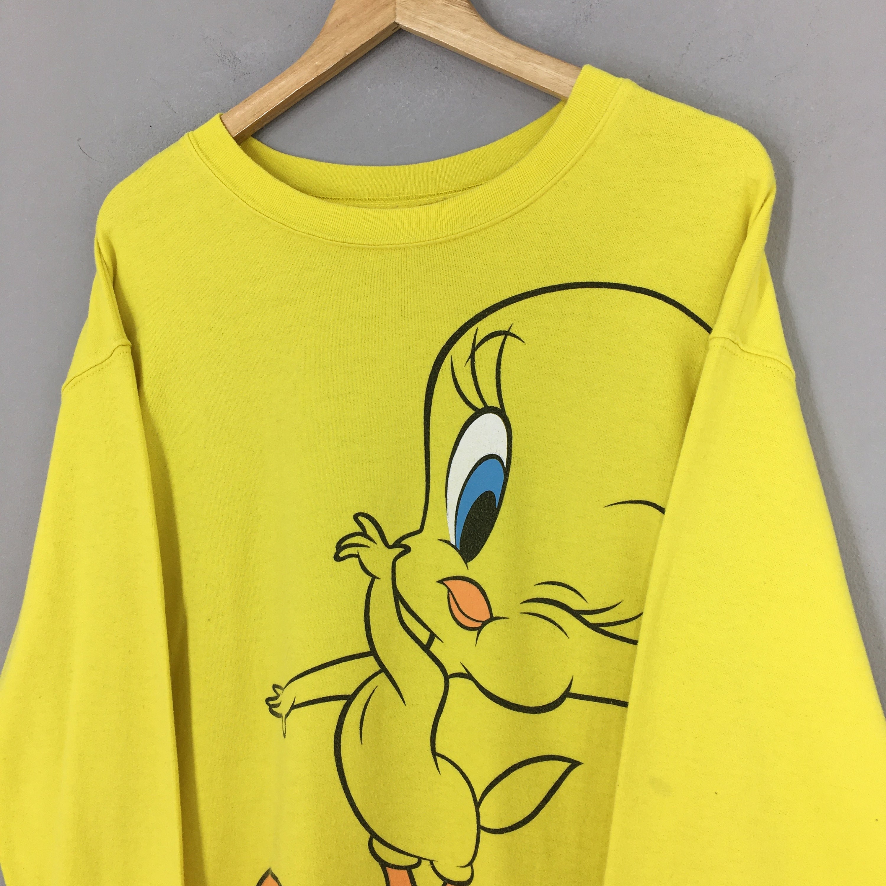 Vintage Tweety Yellow Bird Looney Tunes Women Sweatshirt - Etsy