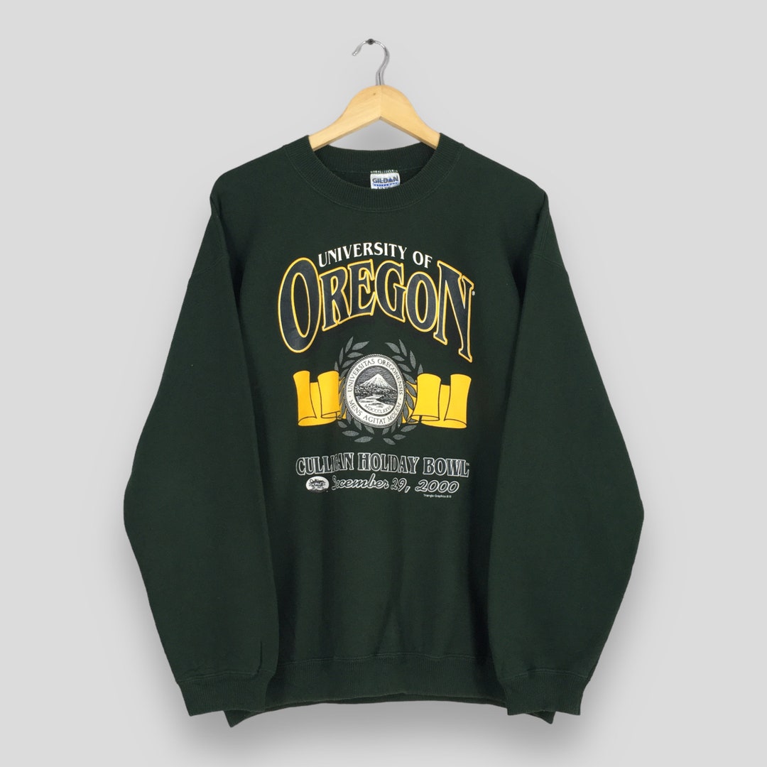 Vintage 90s University of Oregon Green Sweatshirt Large Oregon - Etsy