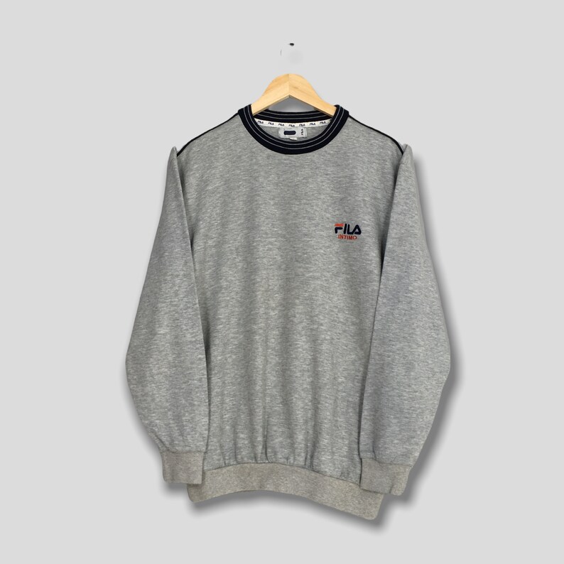Vintage Fila Intimo Sweater Gray Large 90's Fila Biella - Etsy