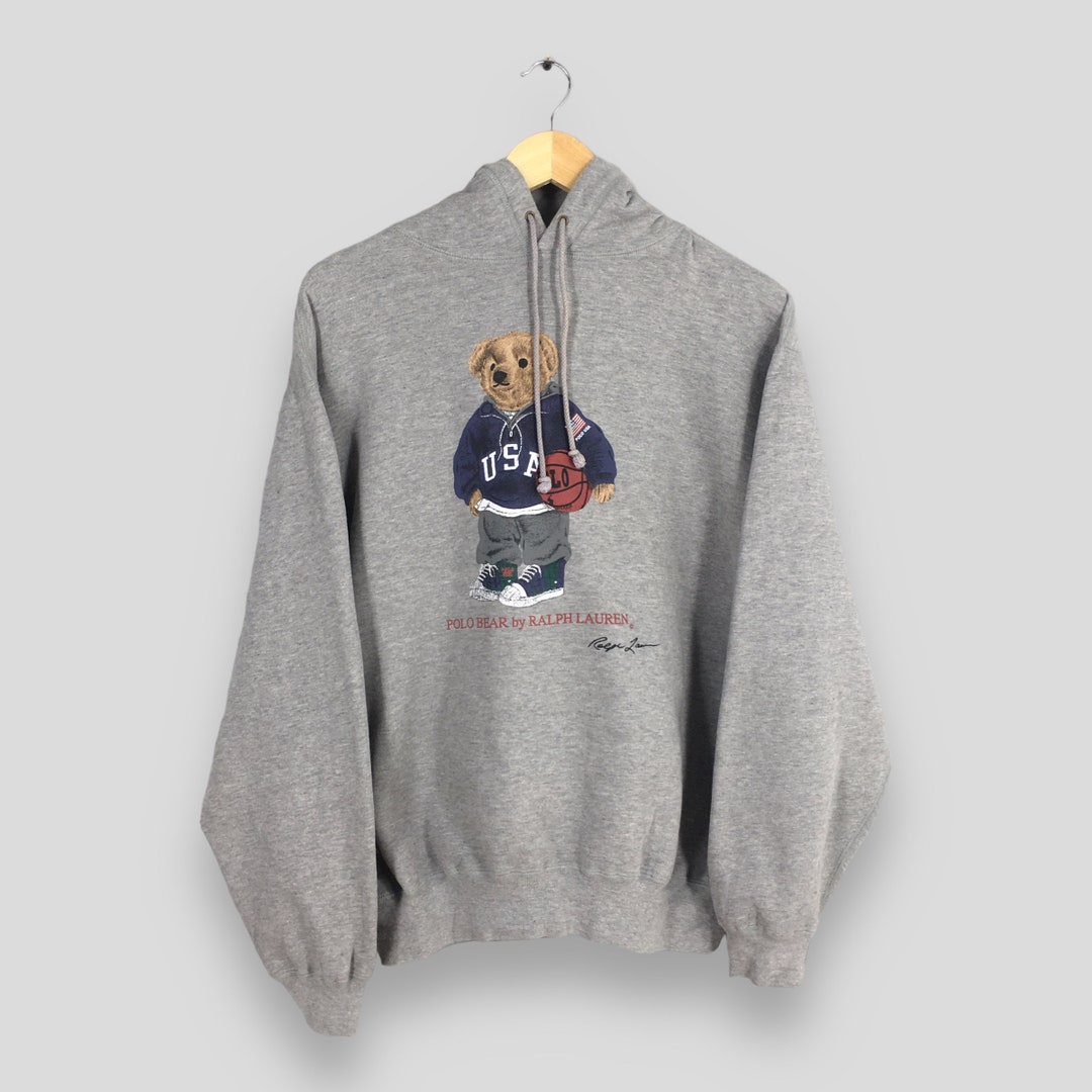 Vintage Polo Bear by Polo Ralph Lauren Sweatshirt Large 90's Polo Bear ...