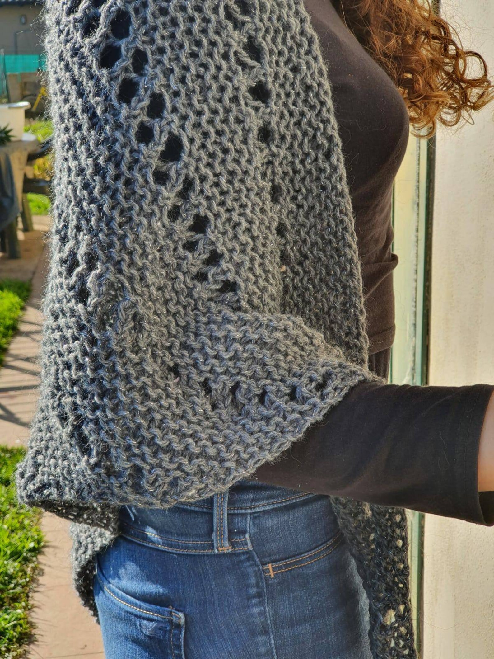 Knitted Shawl / Triangle Shawl / Wool Shawl / Women's Wool - Etsy New ...