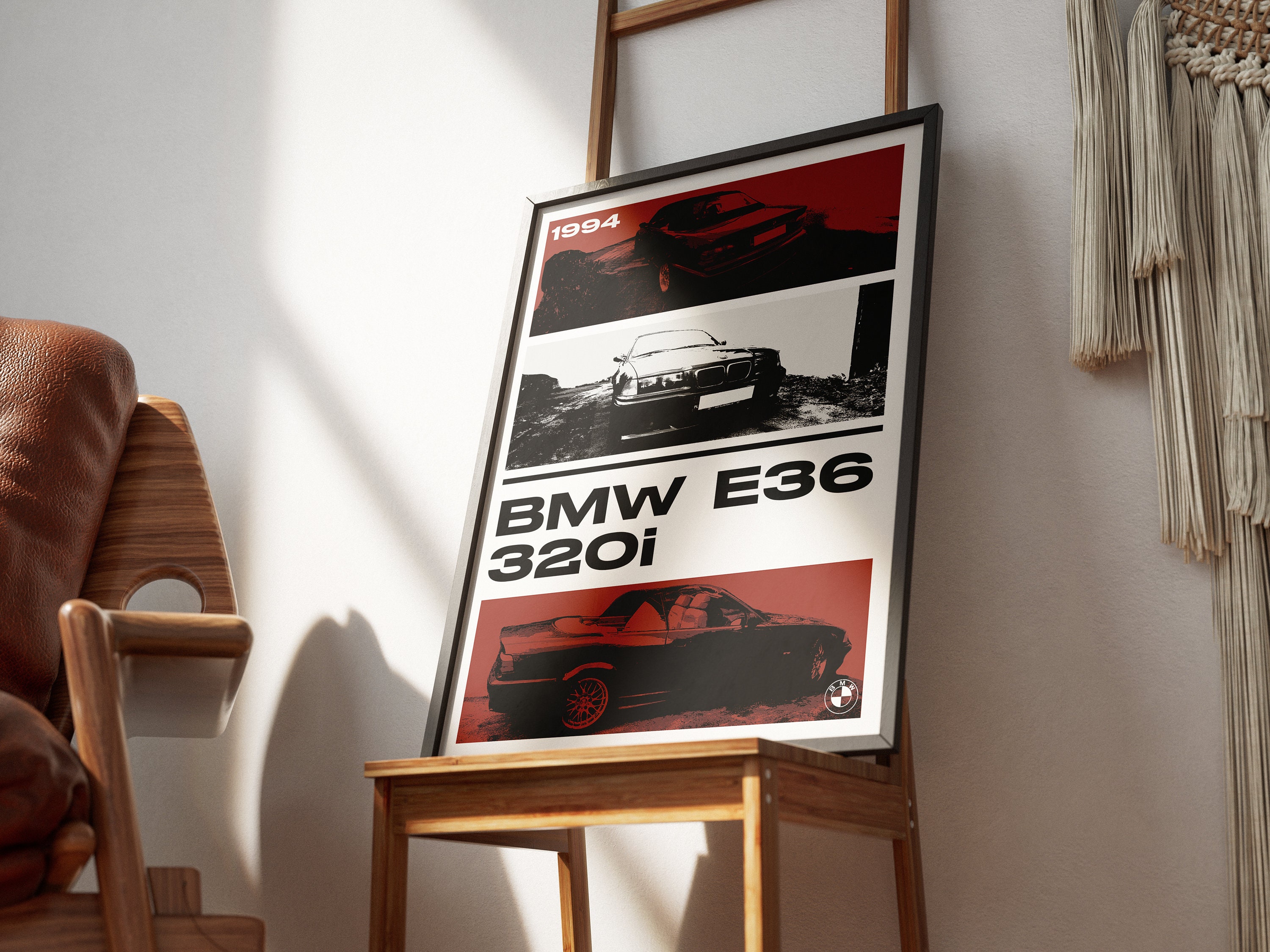 BMW E36 320i Poster Vintage DIGITAL FILE - Etsy