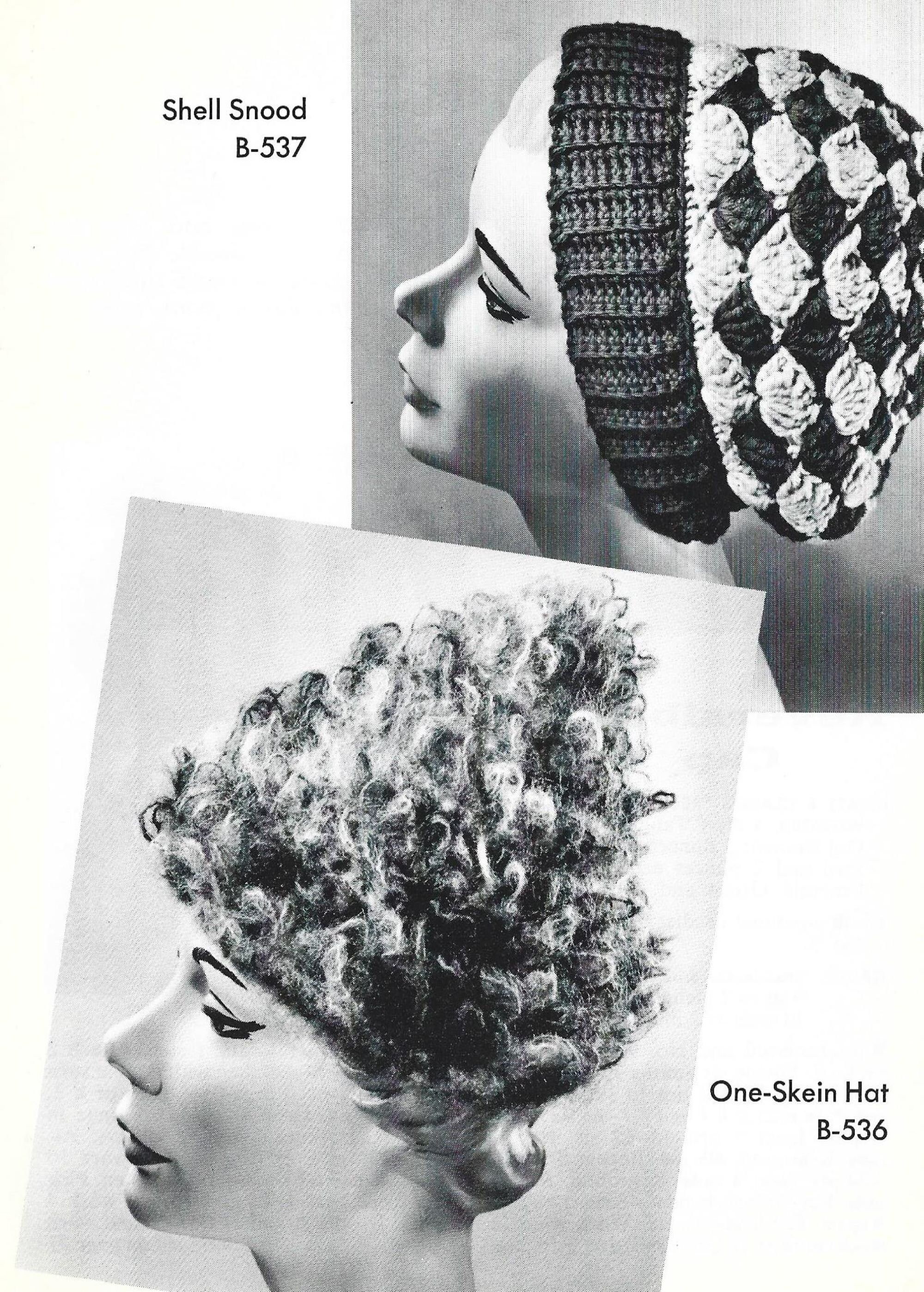 Vintage 1965 Knit & Crochet Patterns: Socks, Mittens, Hats (PDF ...