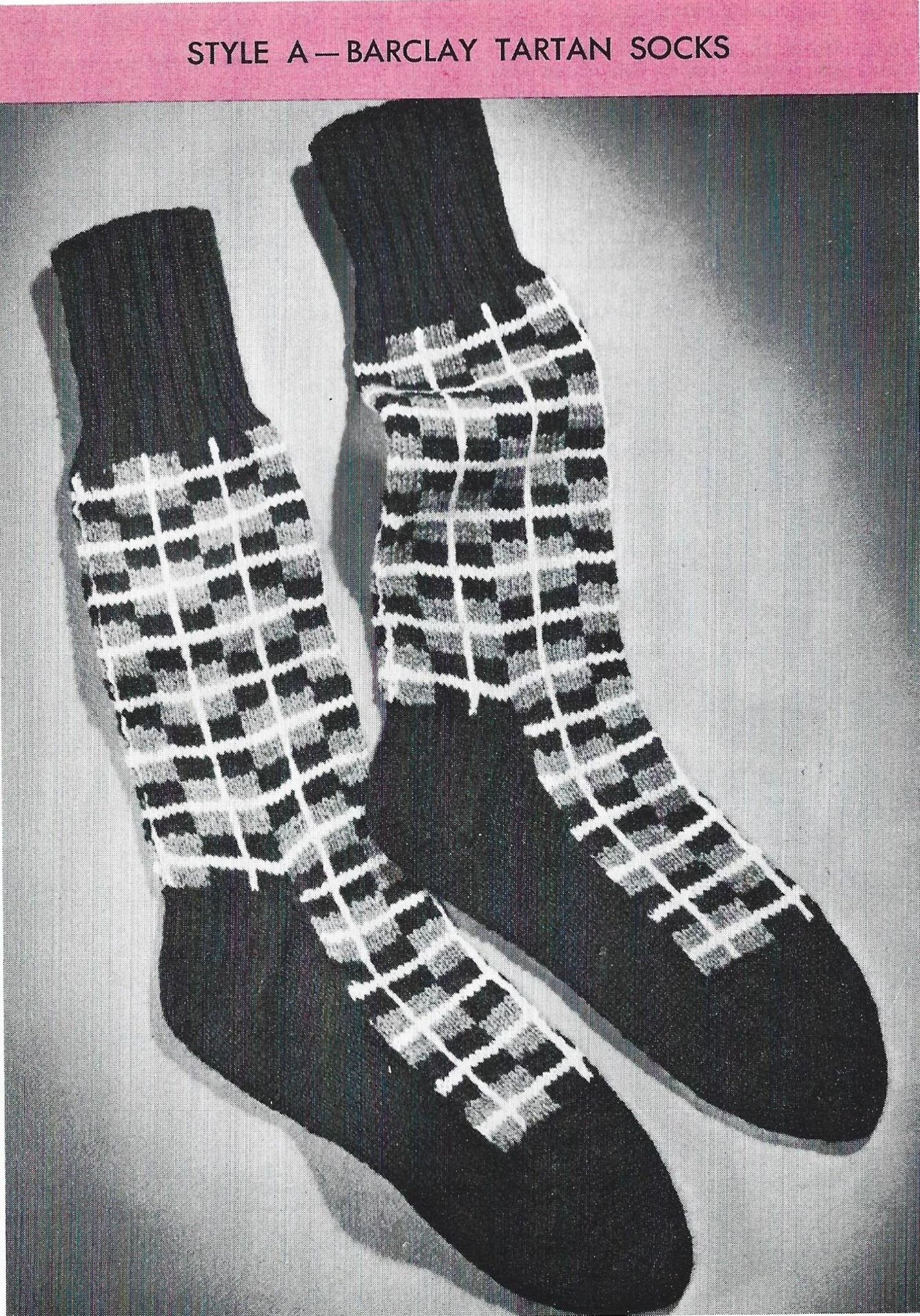 Vintage 1965 Knit & Crochet Patterns: Socks, Mittens, Hats (PDF ...
