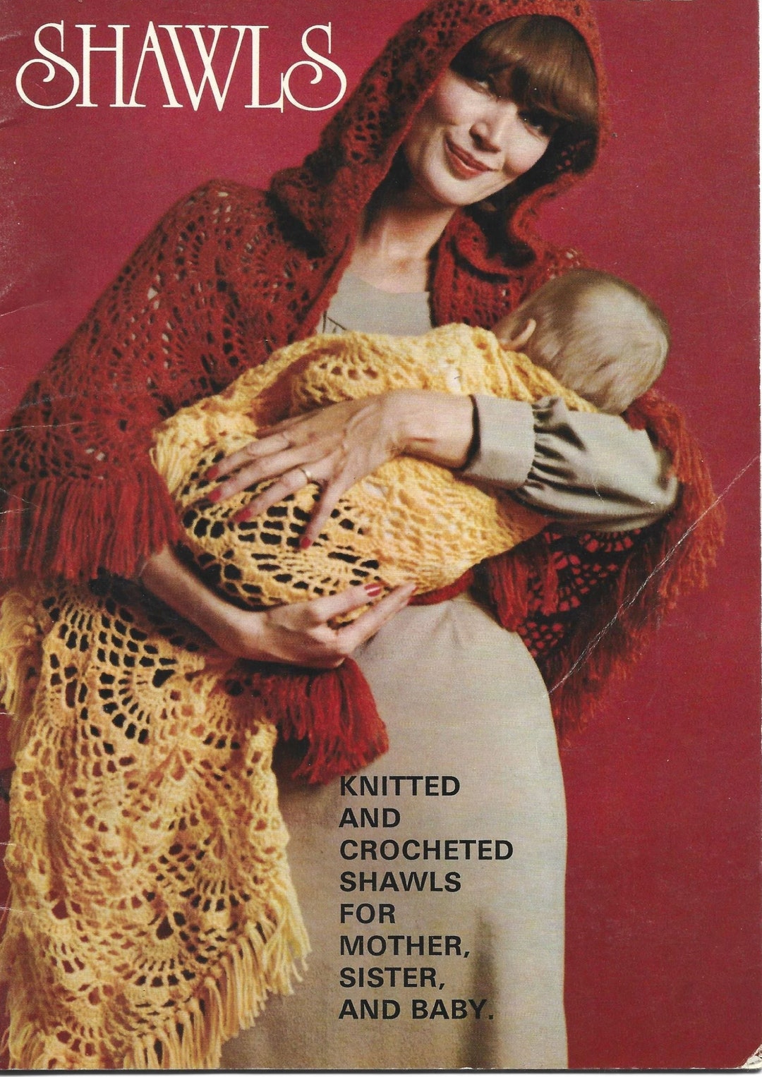 Vintage Crochet and Knit 1970 Shawl Patterns (***PDF Instant Digital ...