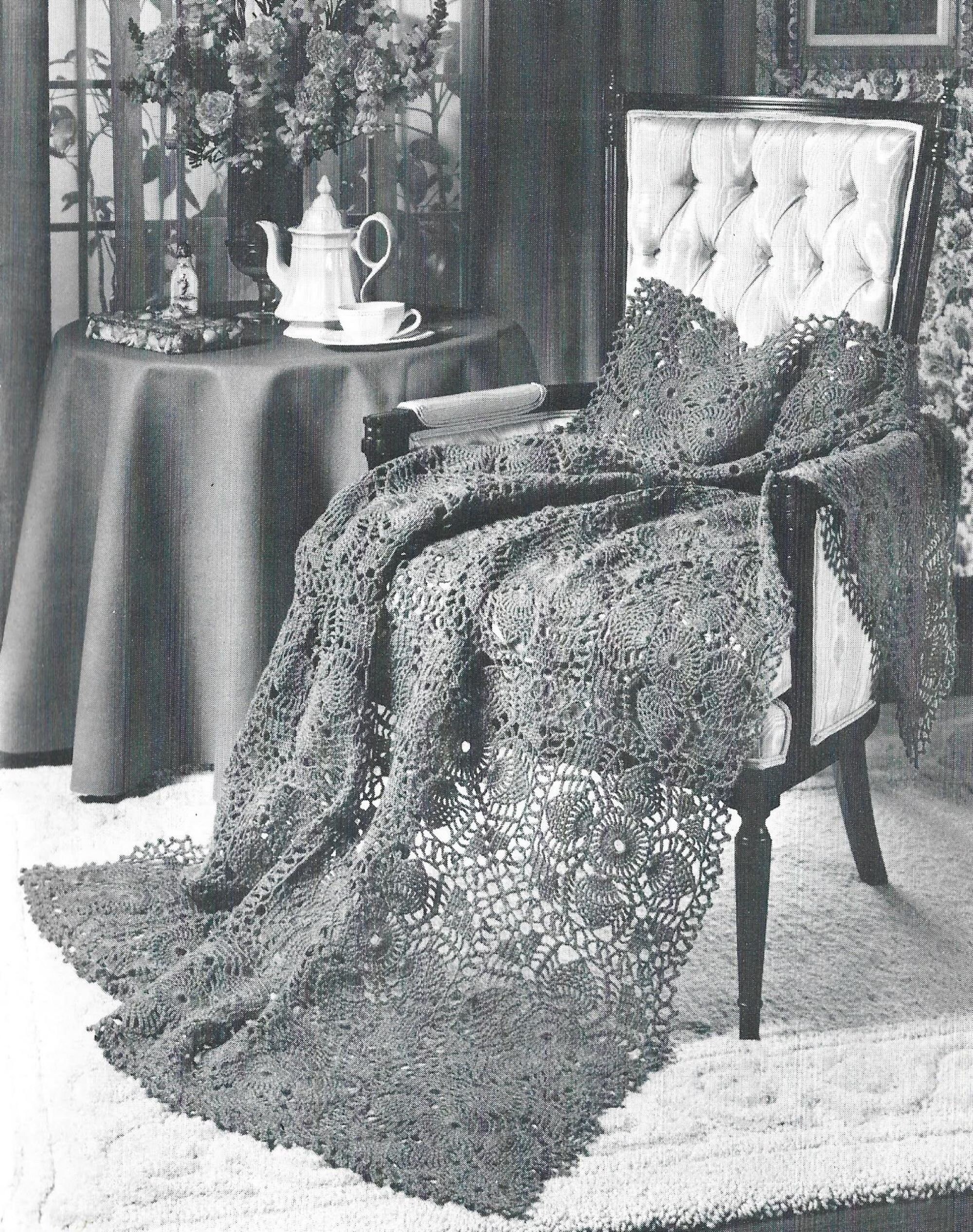 Vintage Afghan Patterns in Crochet, Knit, Afghan Stitch, Hairpin Lace ...