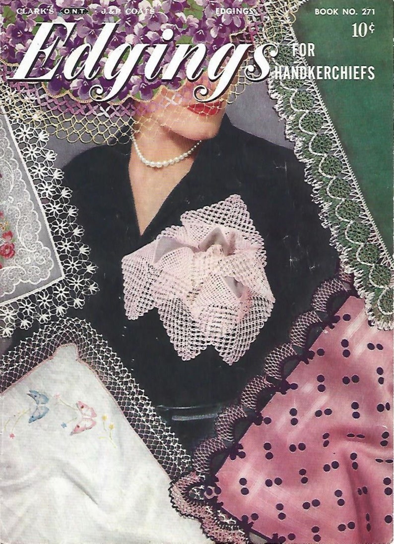 Vintage Crochet Edging Patterns 1951 PDF Instant Digital - Etsy