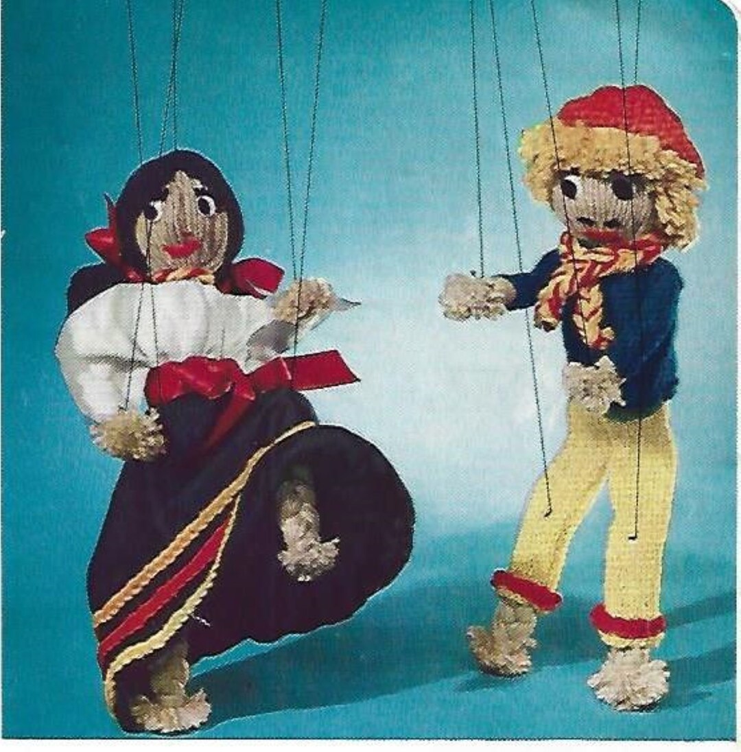 Vintage Doodle Doll Pattern: Knit & Crochet Outfit for 10" Dolls (PDF ...
