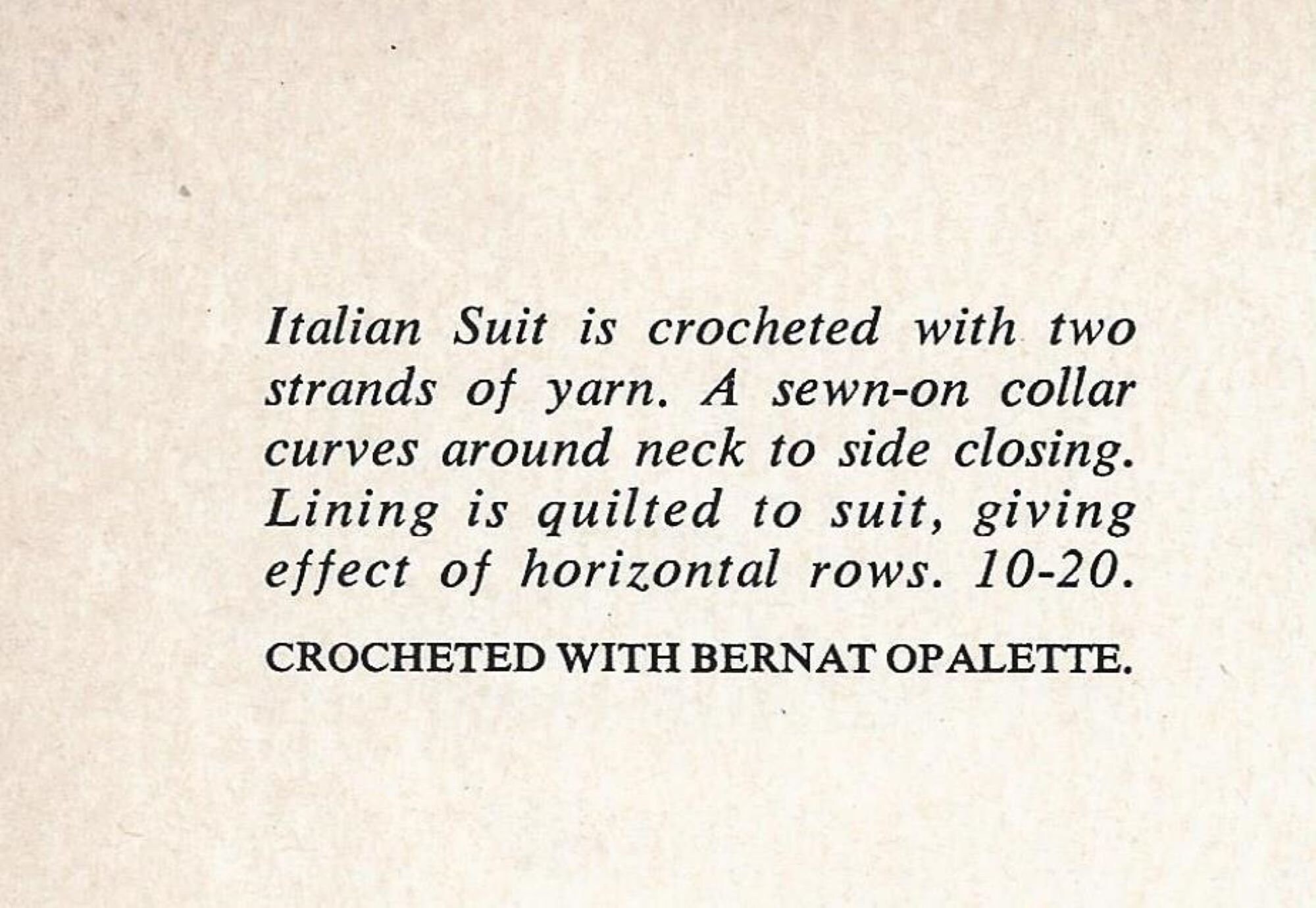 Vintage 1960s Crochet Suit Pattern: Jacket & Skirt (PDF Digital ...