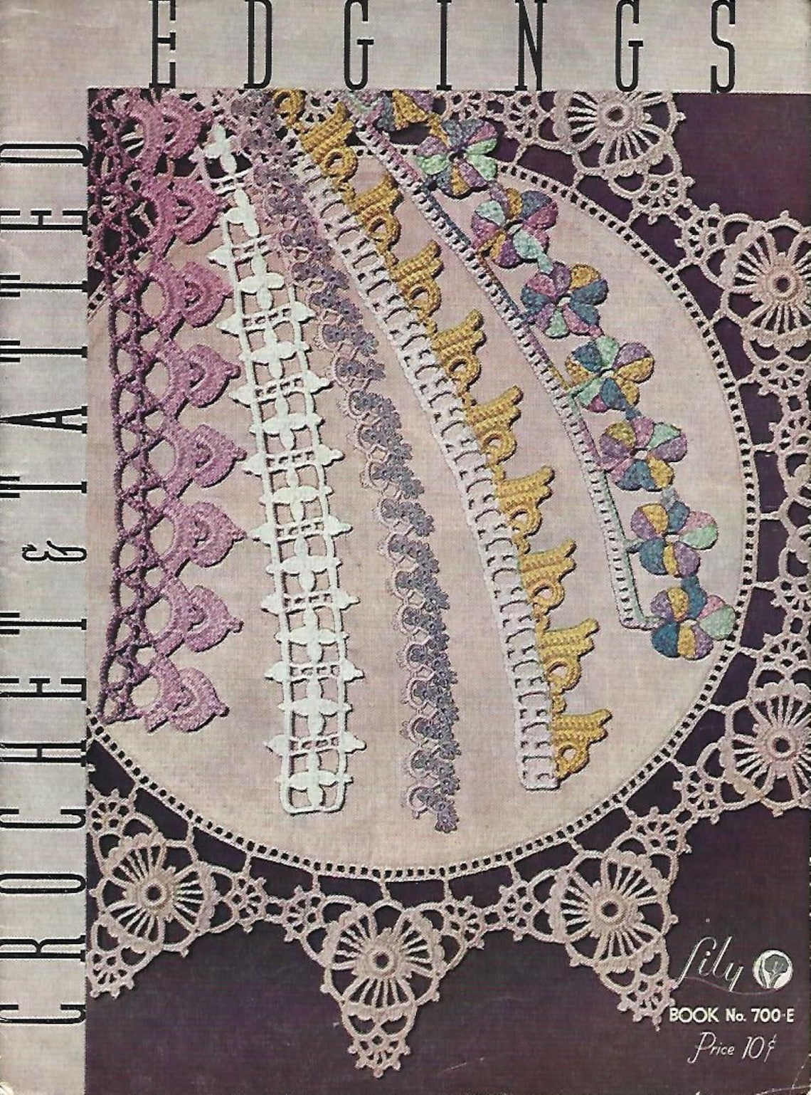 Vintage Crochet and Tatting Edgings Patterns PDF Instant Digital ...