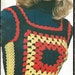 Vintage 1970s Crochet Granny Square Rib Tickler Top Pattern (PDF ...