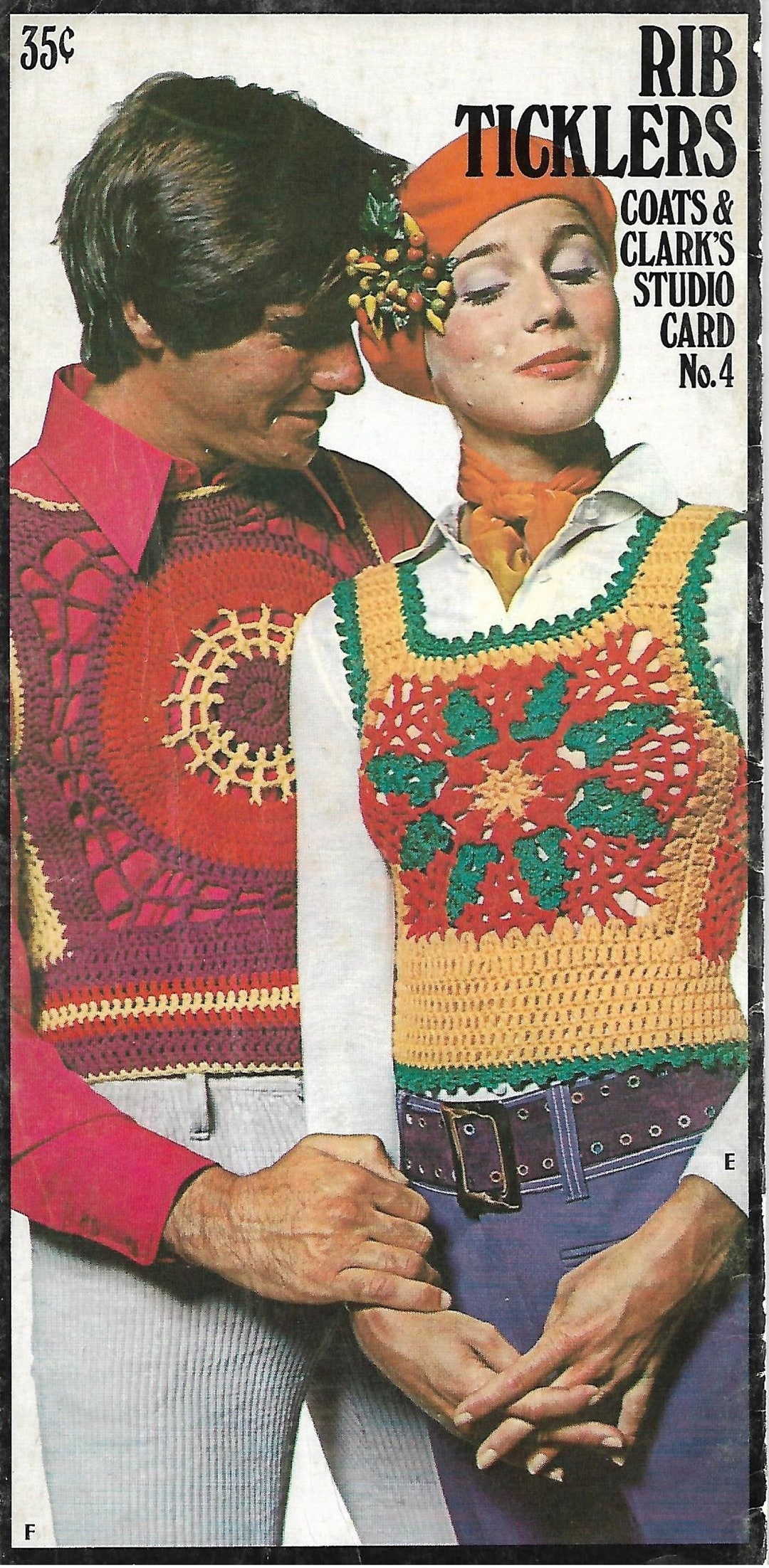 Vintage 1970s Crochet Granny Square Rib Tickler Top Pattern (PDF ...