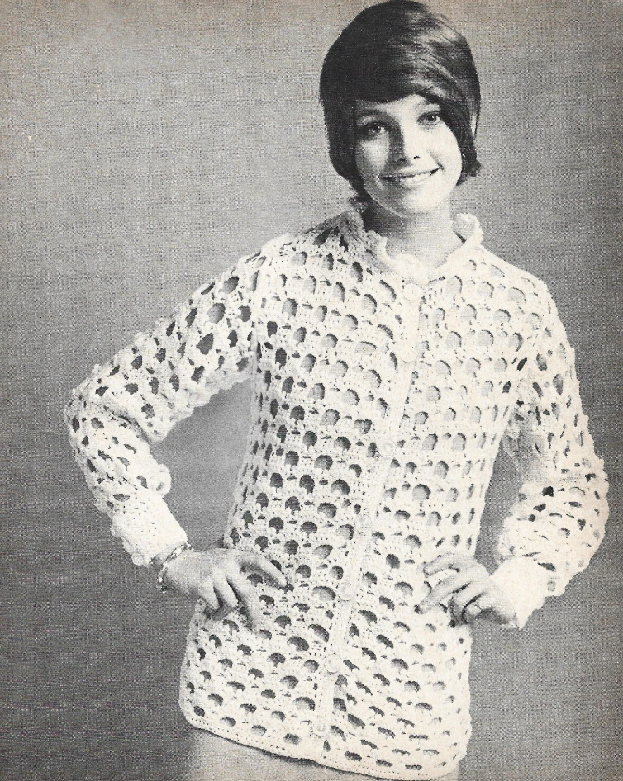 Vintage Bohemian Hippie Crochet Patterns 1960s-1970s PDF Instant ...