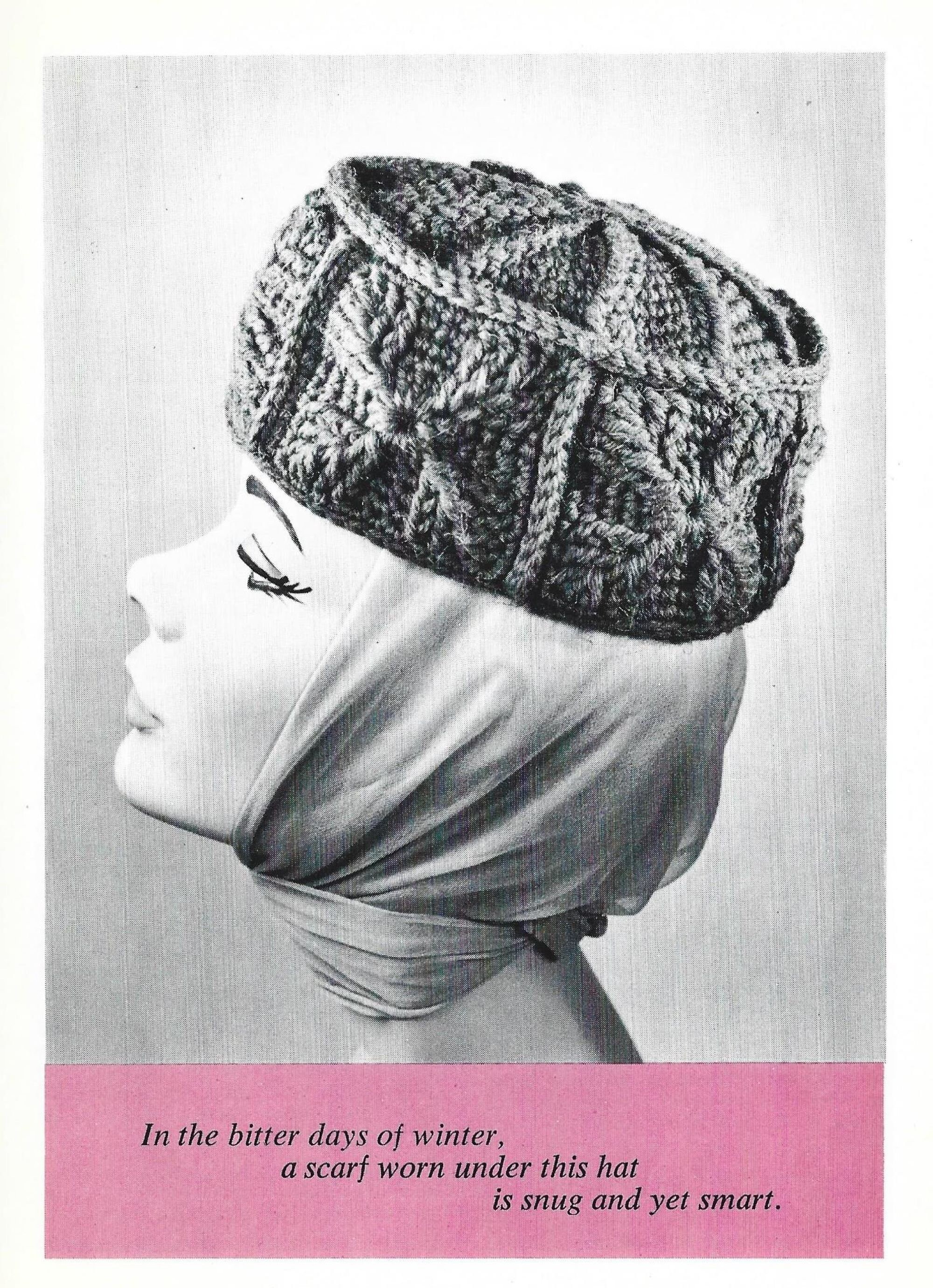 Vintage 1965 Knit & Crochet Patterns: Socks, Mittens, Hats (PDF ...