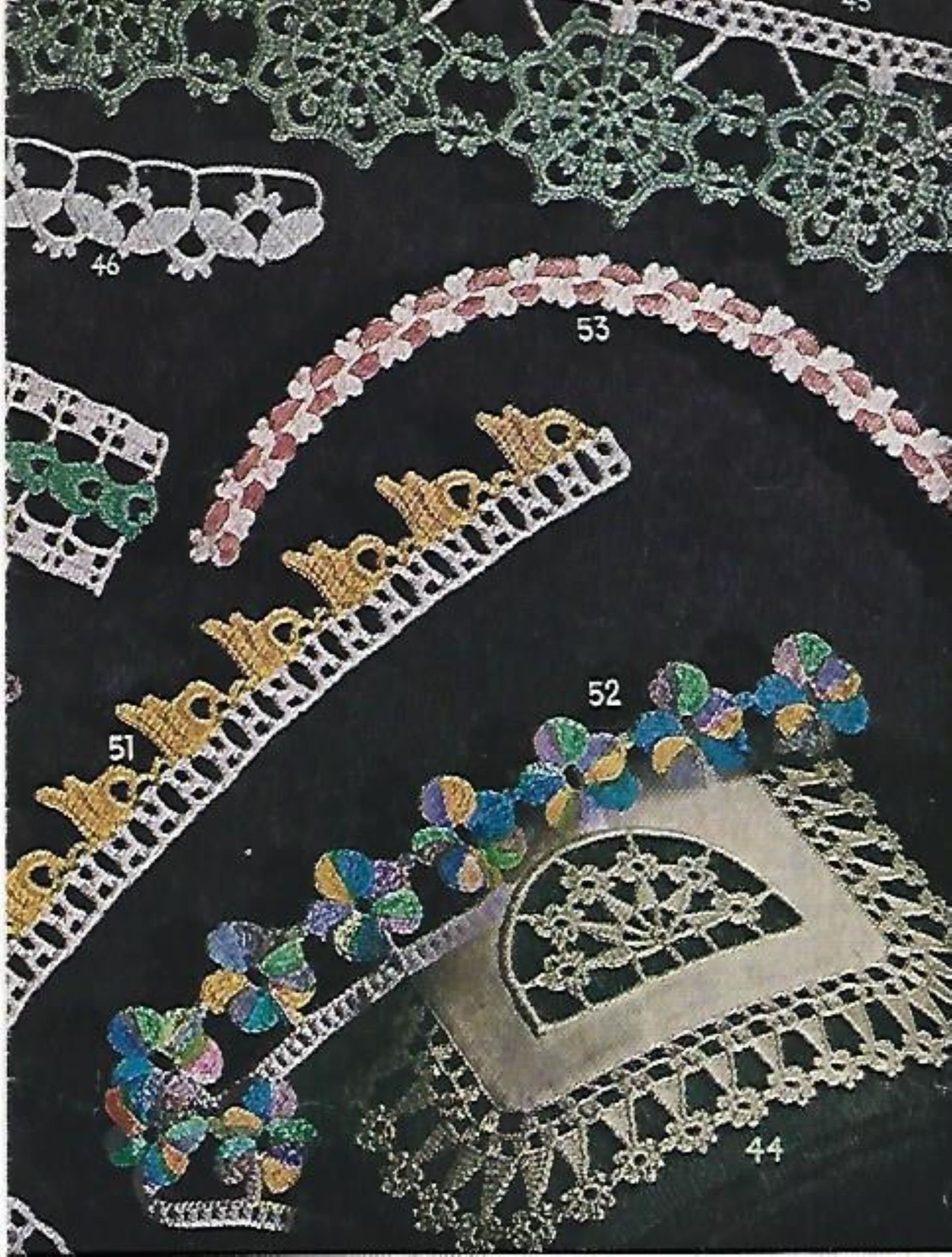 Vintage Crochet and Tatting Edgings Patterns PDF Instant Digital ...