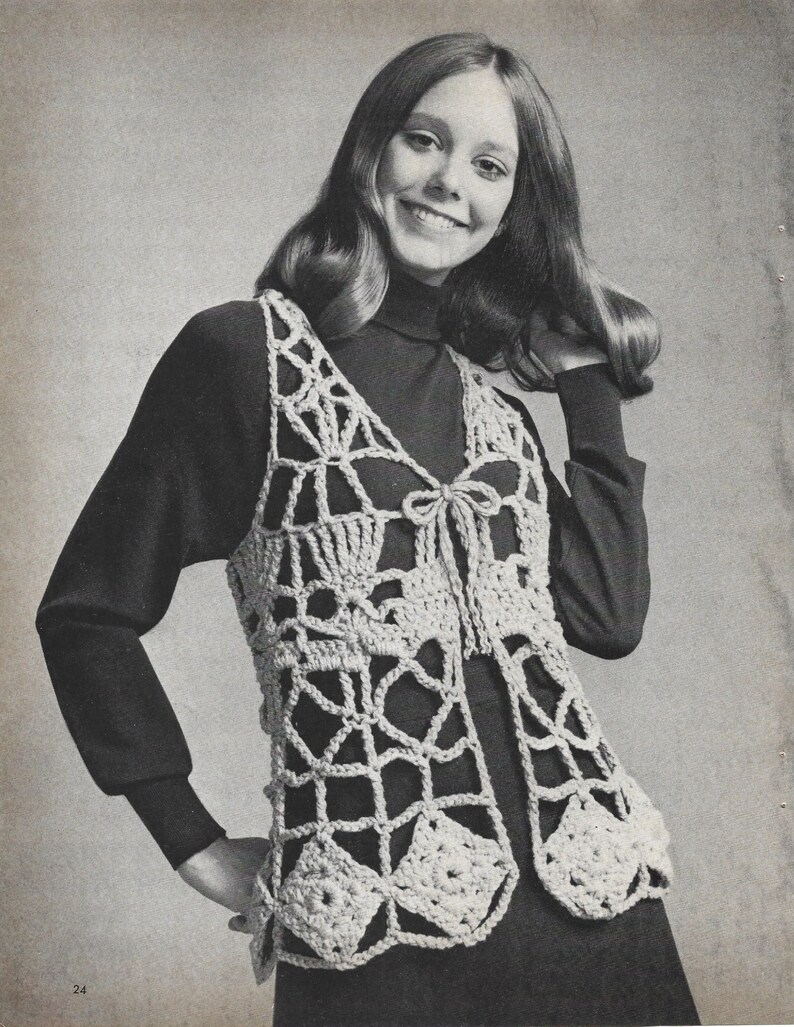 Vintage Bohemian Hippie Crochet Patterns 1960s-1970s (***PDF Instant ...