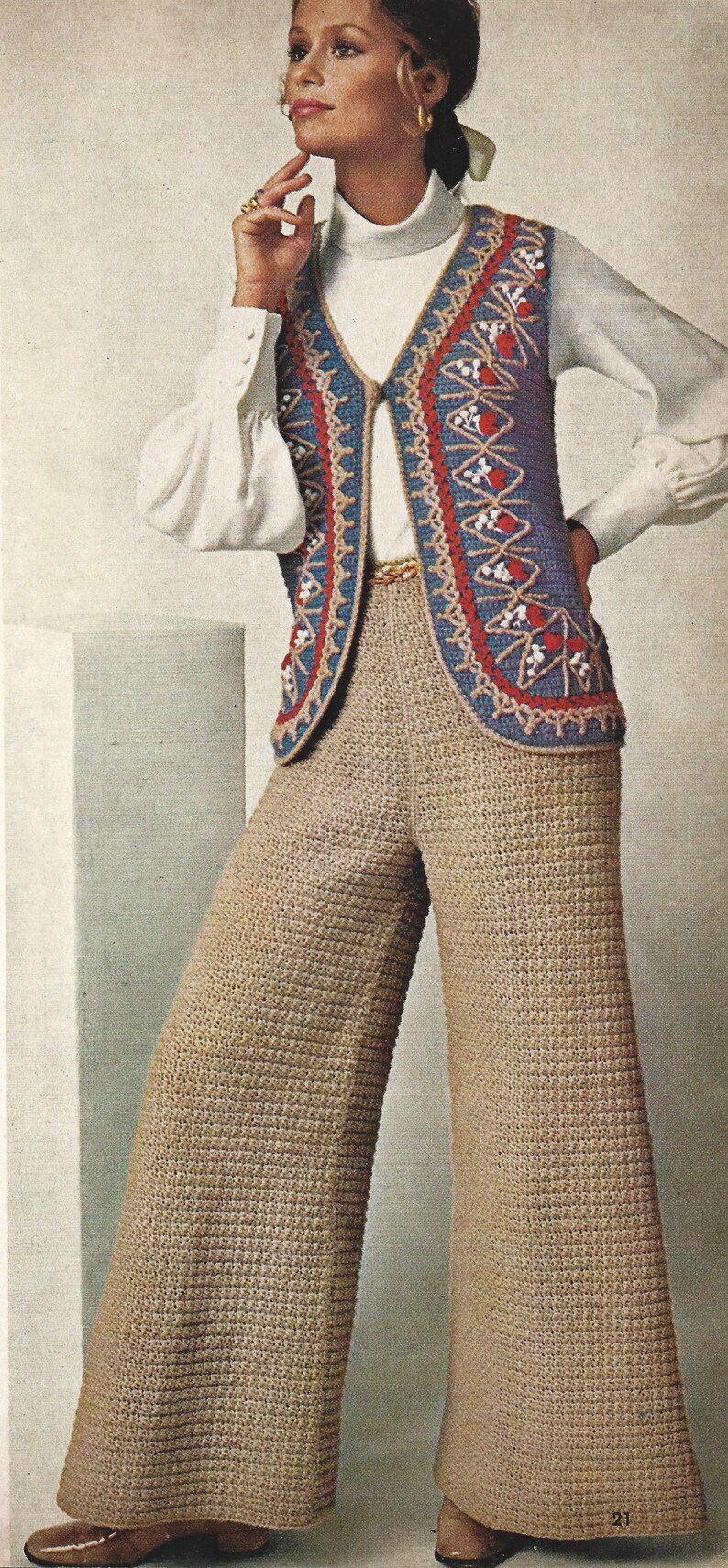 Vintage Bohemian Hippie Crochet Patterns 1960s-1970s (***PDF Instant ...