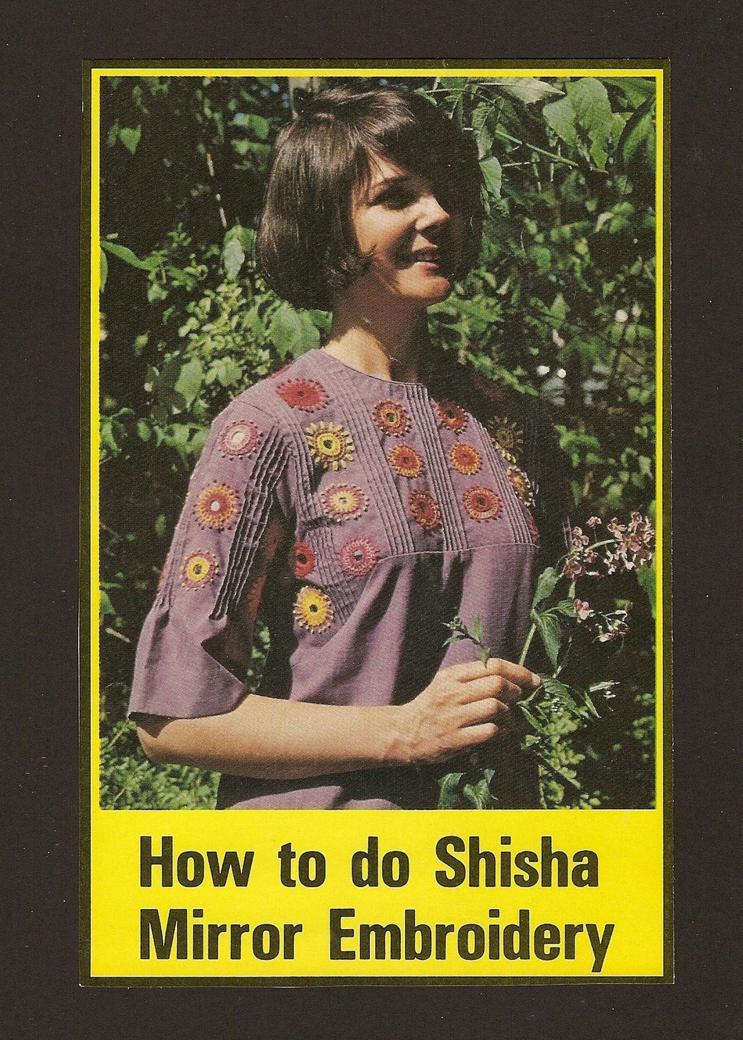 Vintage How to Do Shisha Mirror Embroidery 1970's ***PDF Instant ...