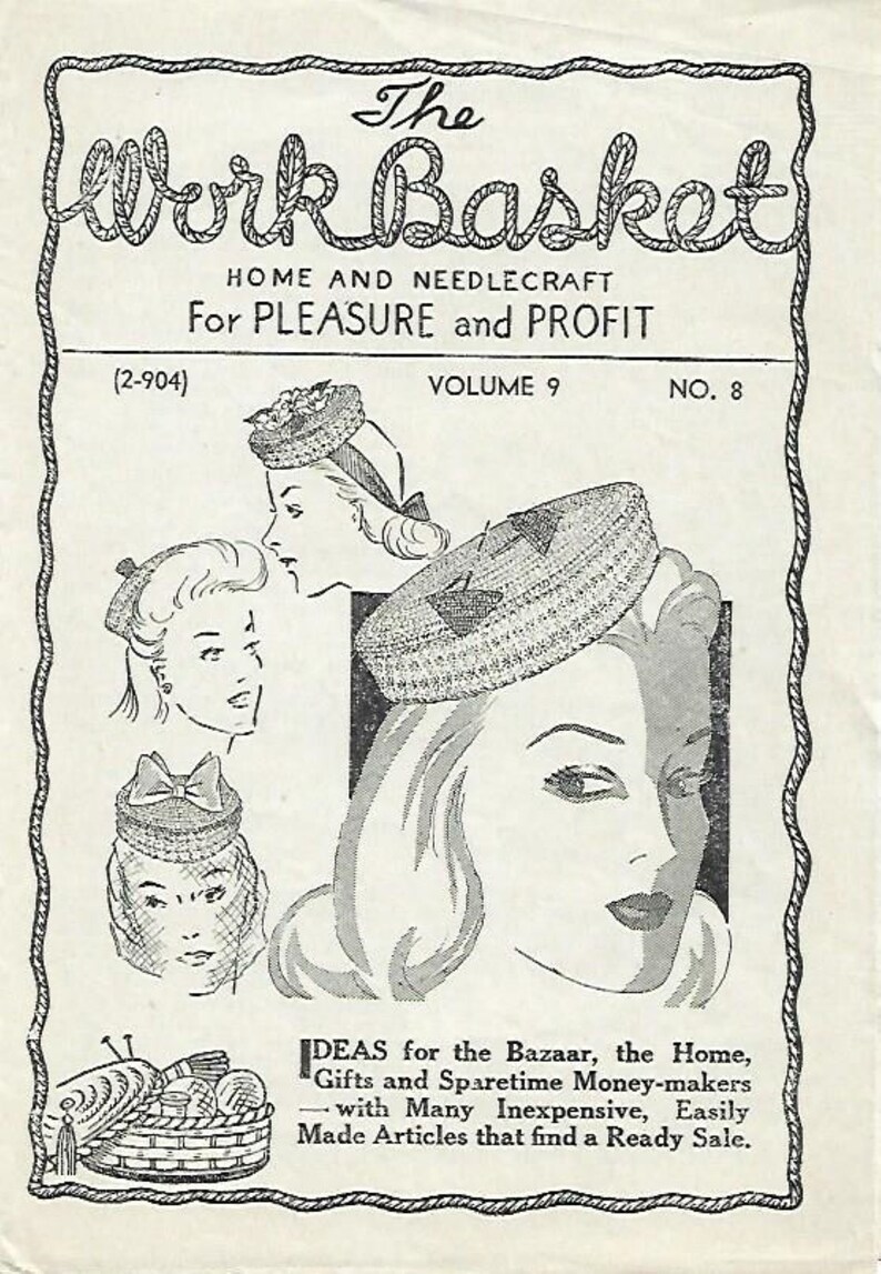 Vintage 1940s the Work Basket Patterns (*PDF Instant Digital Download ...