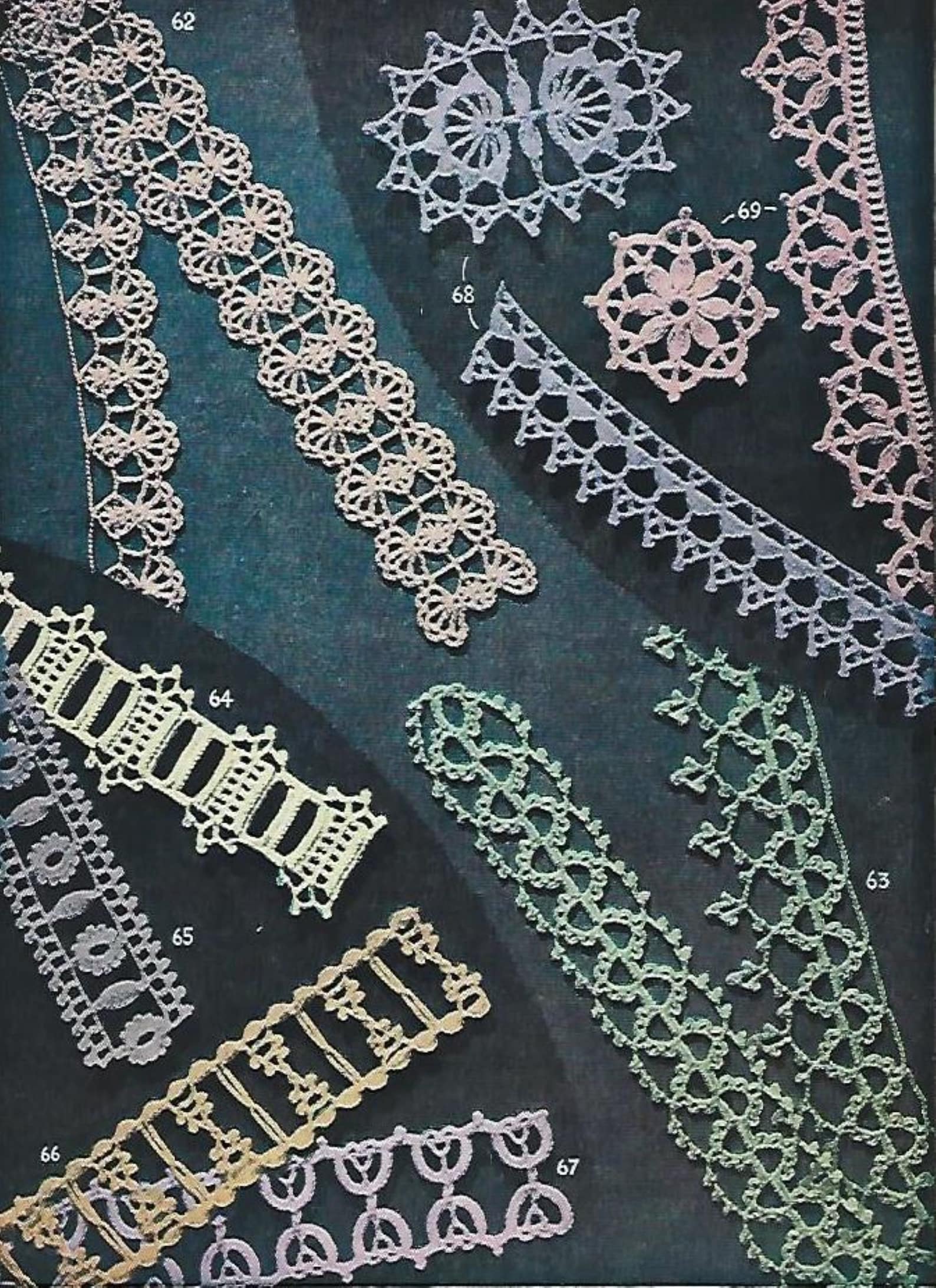 Vintage Crochet and Tatting Edgings Patterns PDF Instant Digital ...