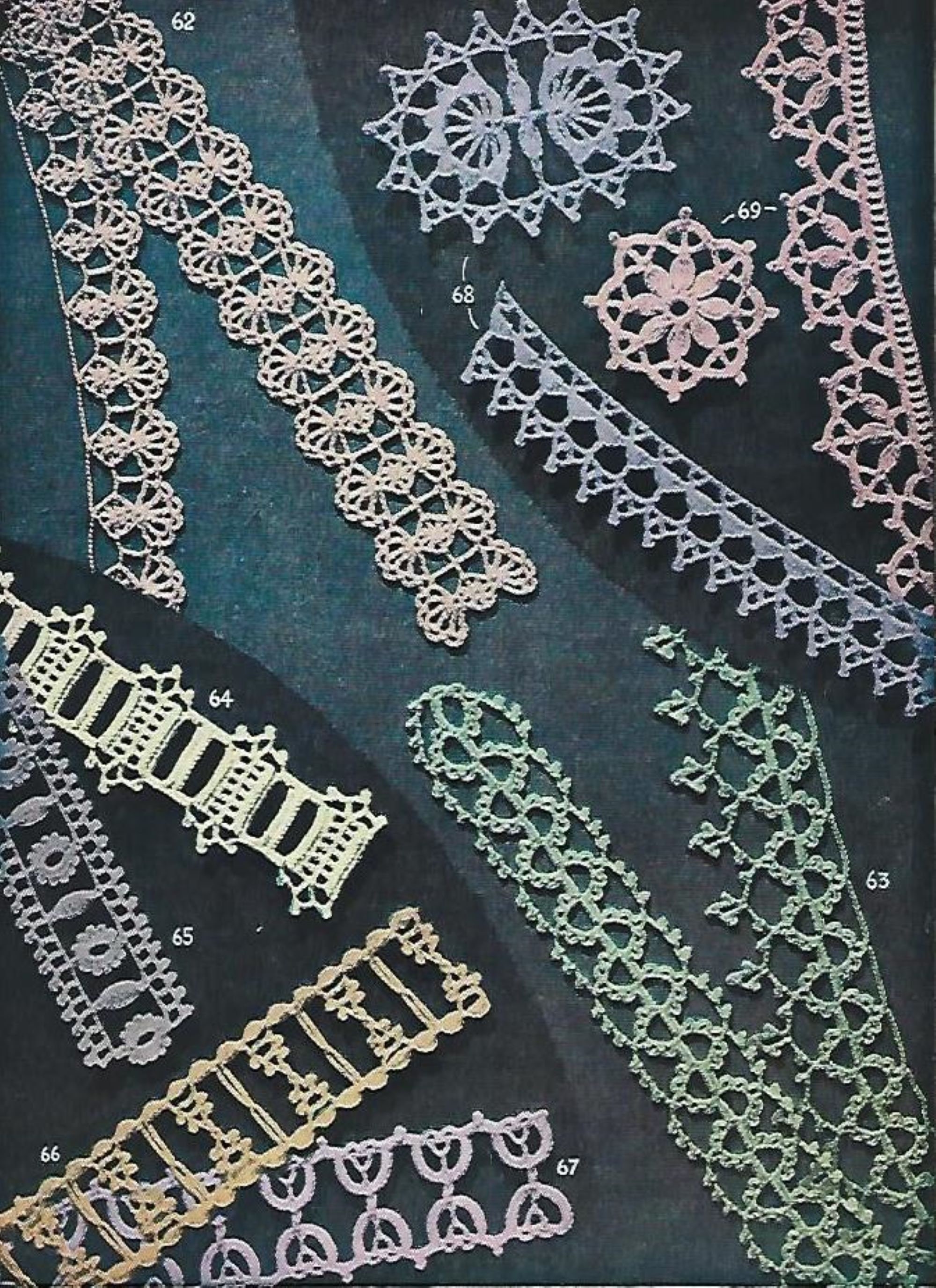 Vintage Crochet and Tatting Edgings Patterns PDF Instant Digital ...