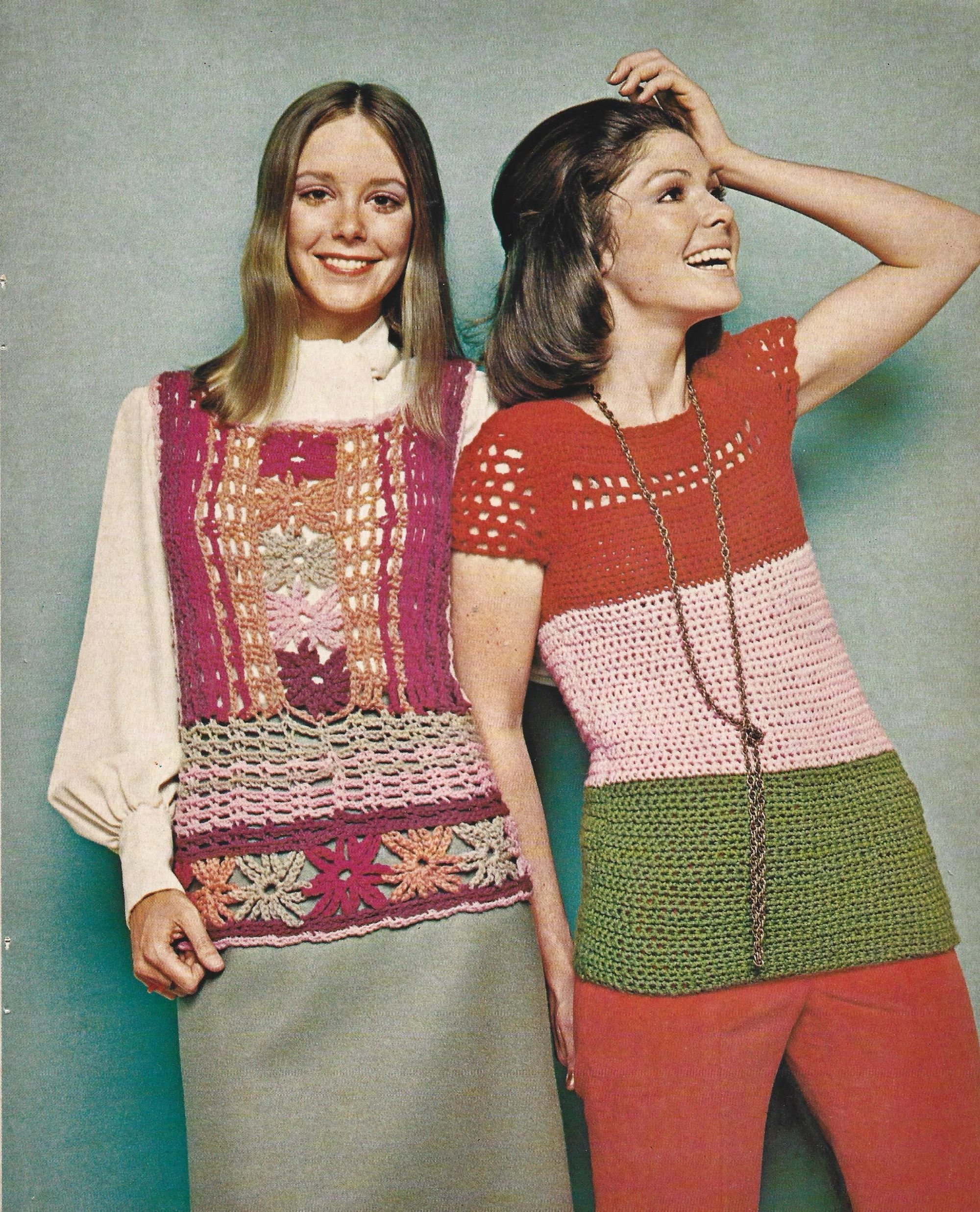Vintage Bohemian Hippie Crochet Patterns 1960s-1970s PDF Instant ...