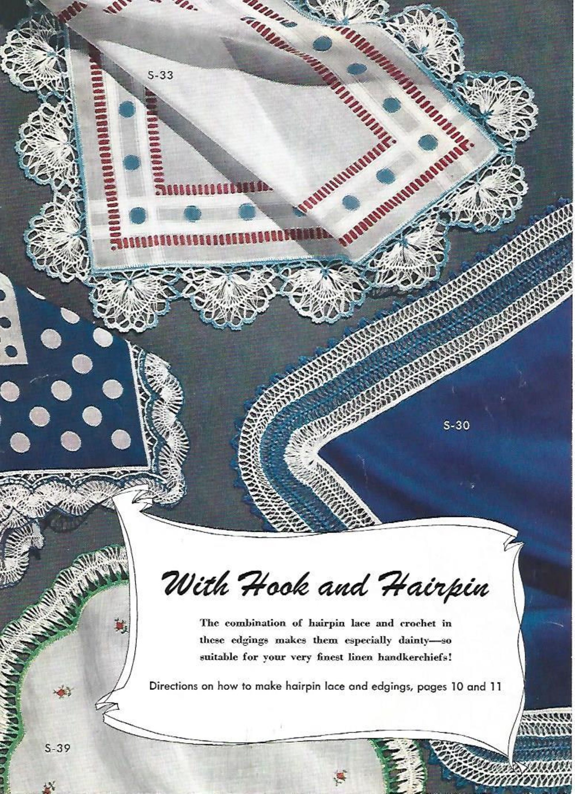 Vintage Crochet Edging Patterns 1951 PDF Instant Digital - Etsy