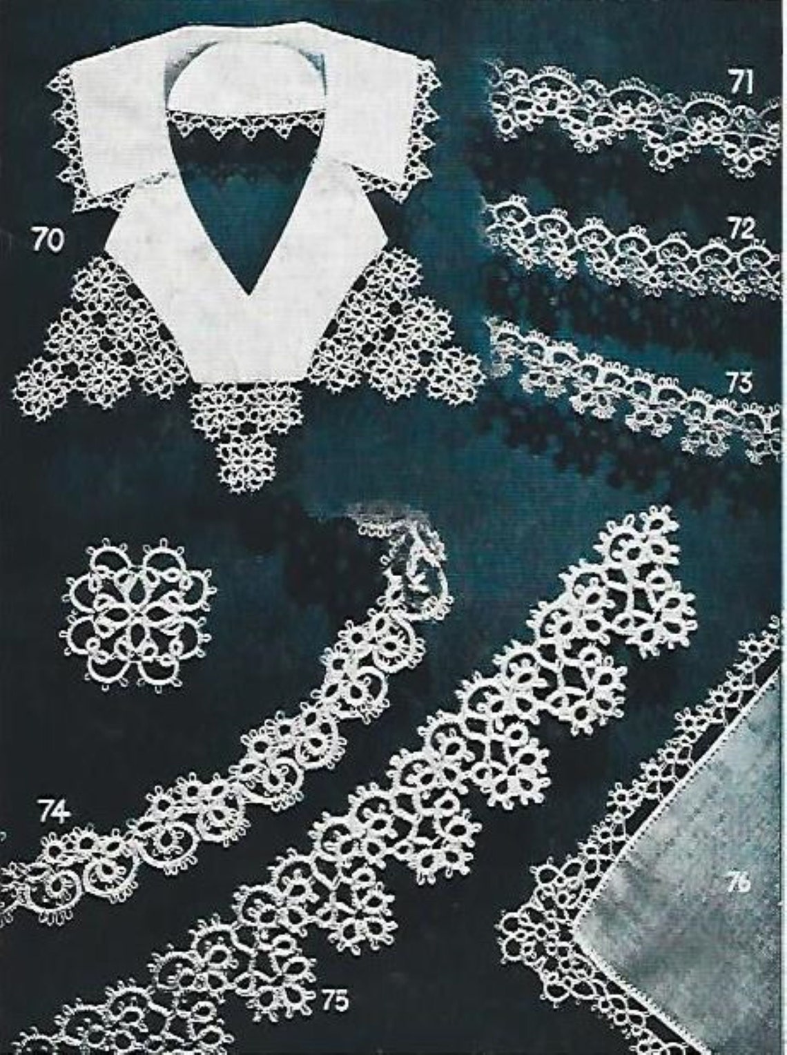 Vintage Crochet and Tatting Edgings Patterns PDF Instant Digital ...