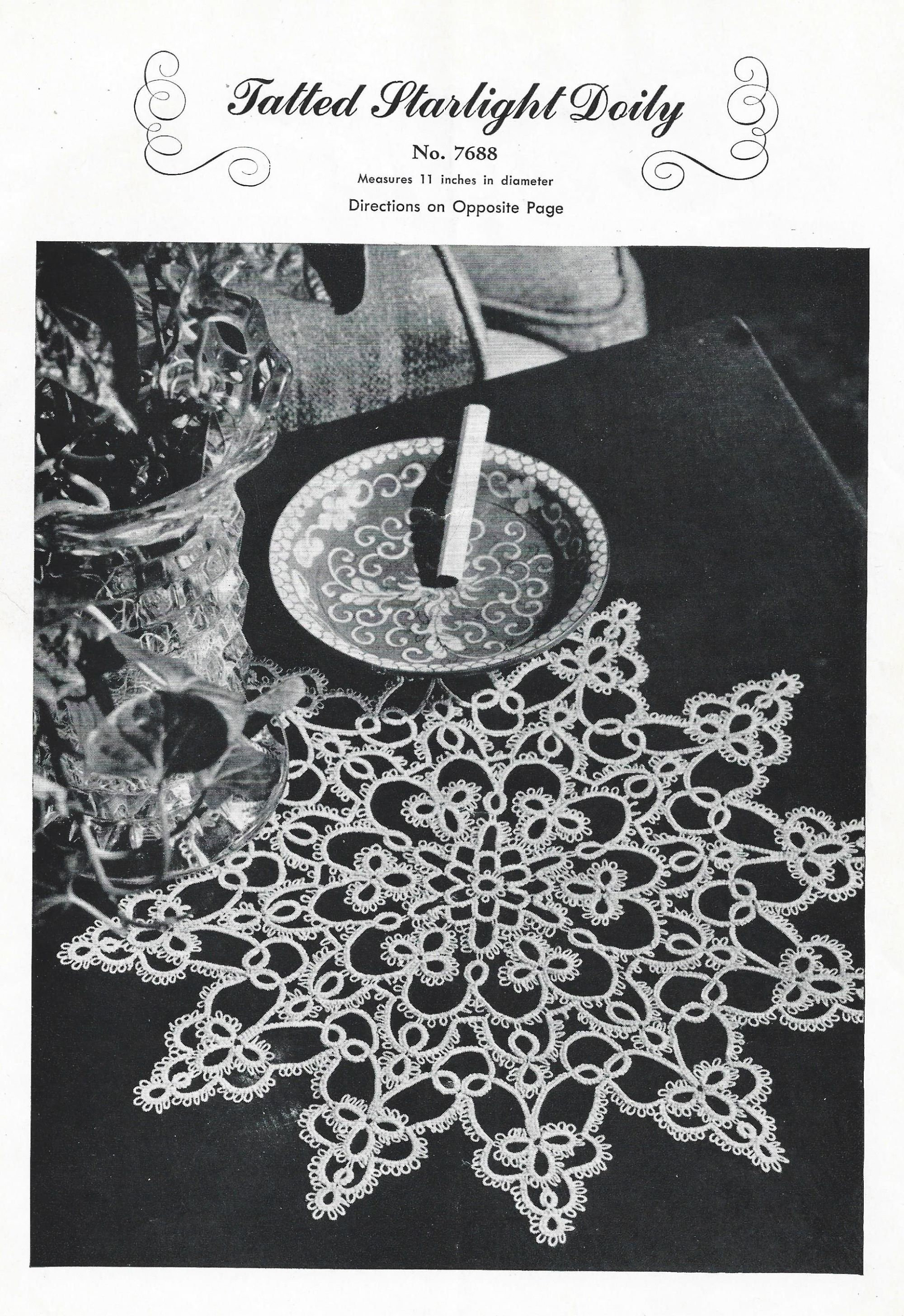 Vintage Tatting Patterns 1944 Book 207 PDF Instant Digital Download ...
