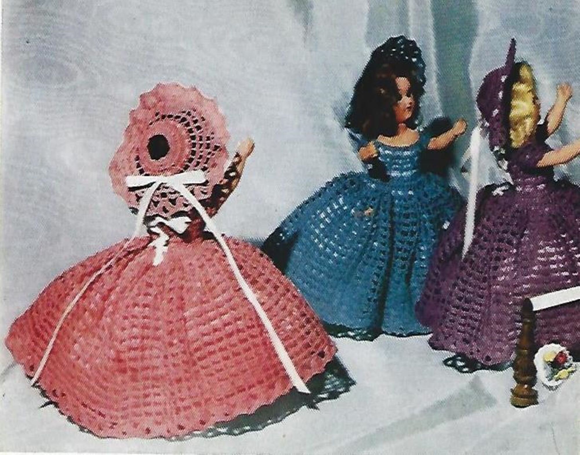 Vintage Doll Costume Crochet Patterns From 1951 PDF Instant Digital ...