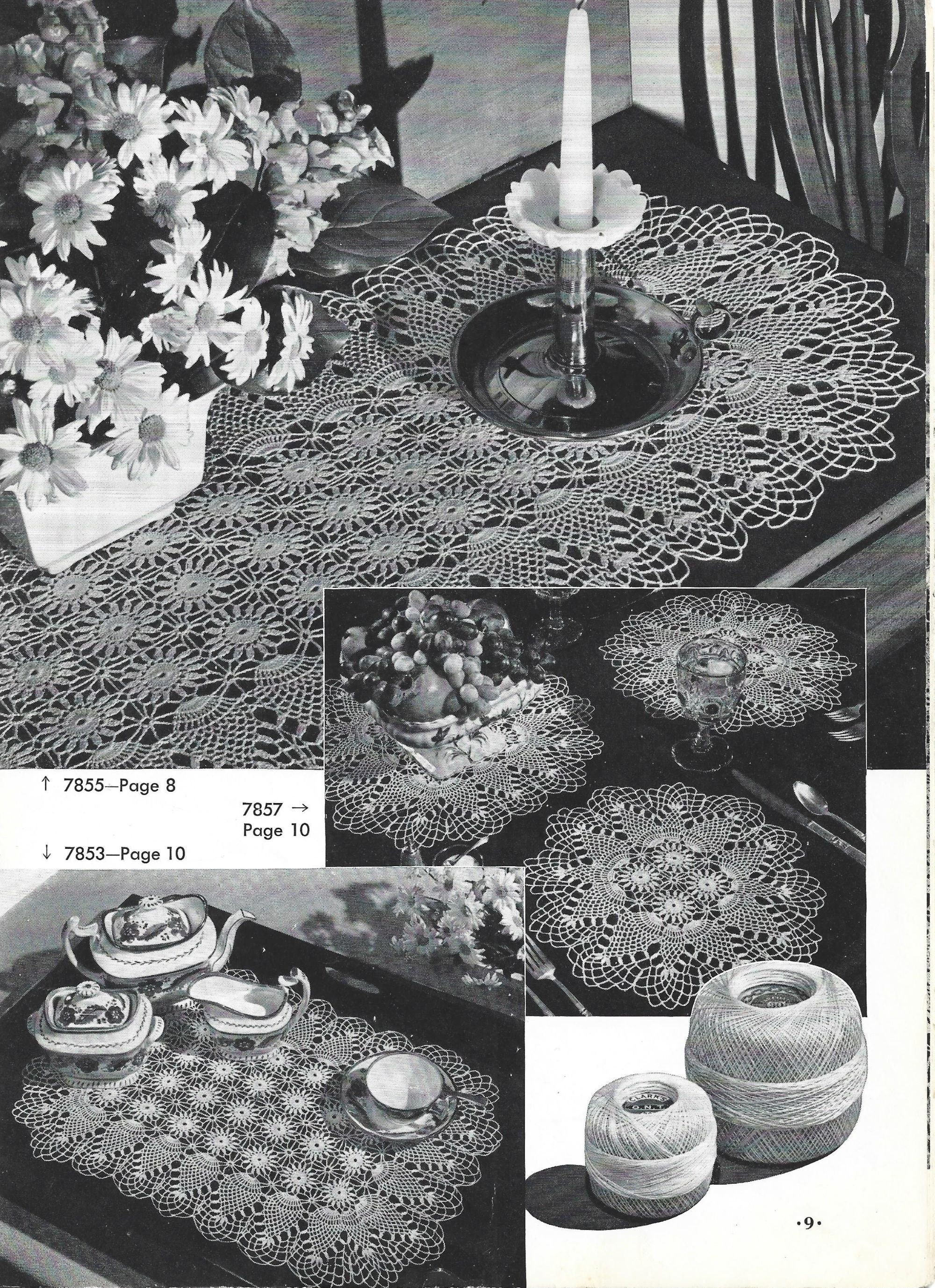 Vintage Crochet Pineapple Patterns 1950 Book 266 (***PDF Instant ...