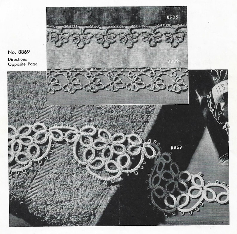 Vintage Tatting Patterns 1944 Book 207 (***PDF Instant Digital Download ...