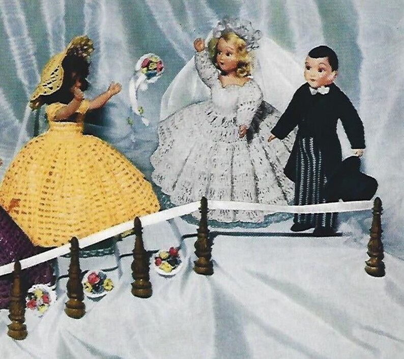 Vintage Doll Costume Crochet Patterns From 1951 (*** PDF Instant ...